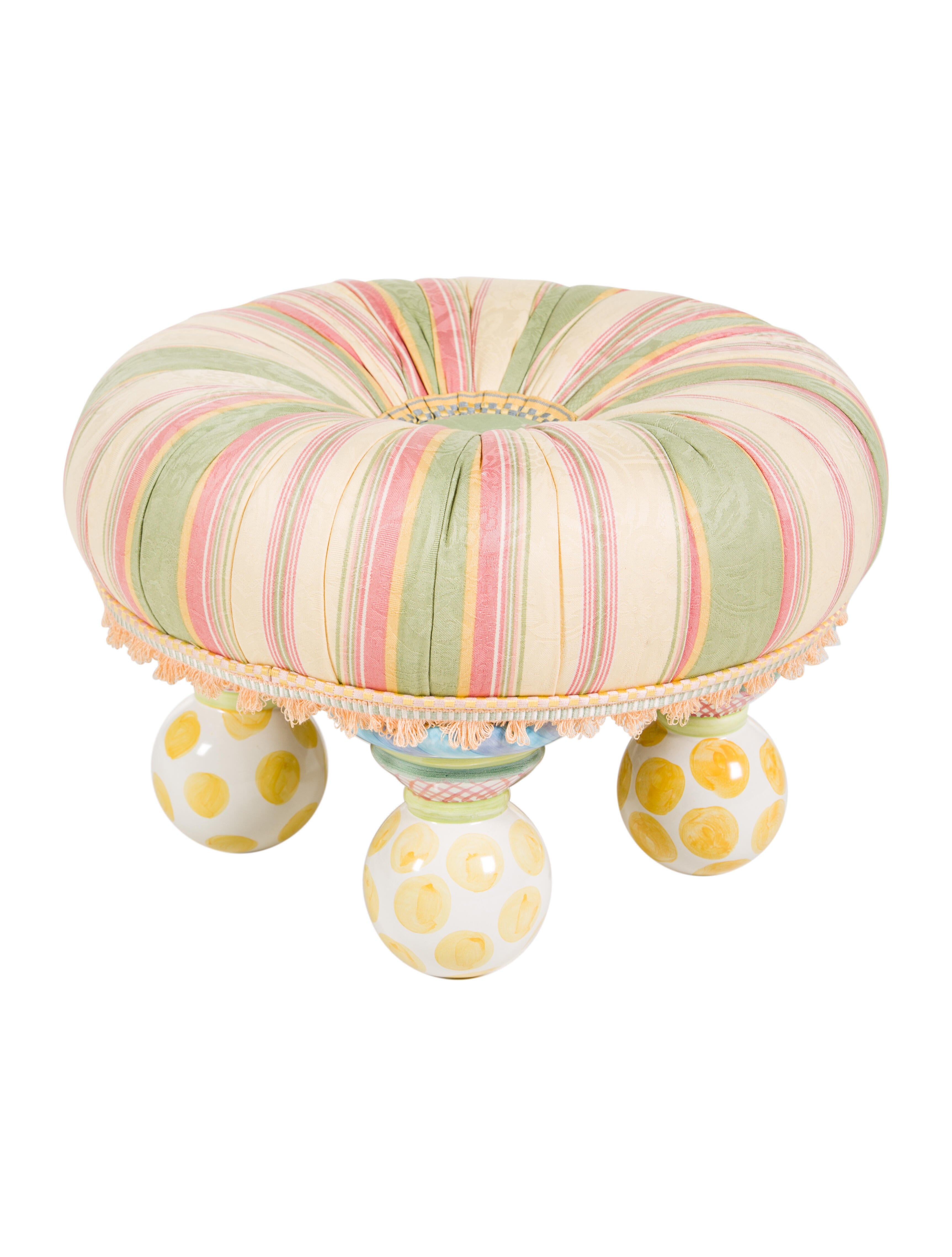 MacKenzie-Childs Vintage Tuffet - 1 pieces Seating, Furniture ...