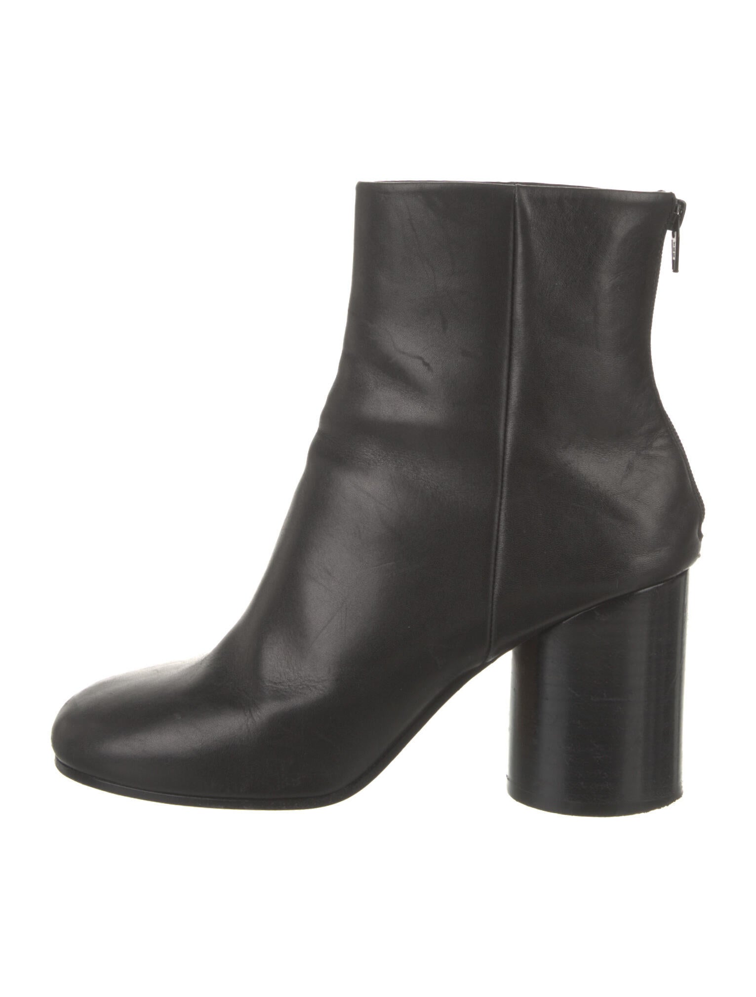 Maison Margiela Leather Boots - Black Boots, Shoes - MAI70138 | The ...