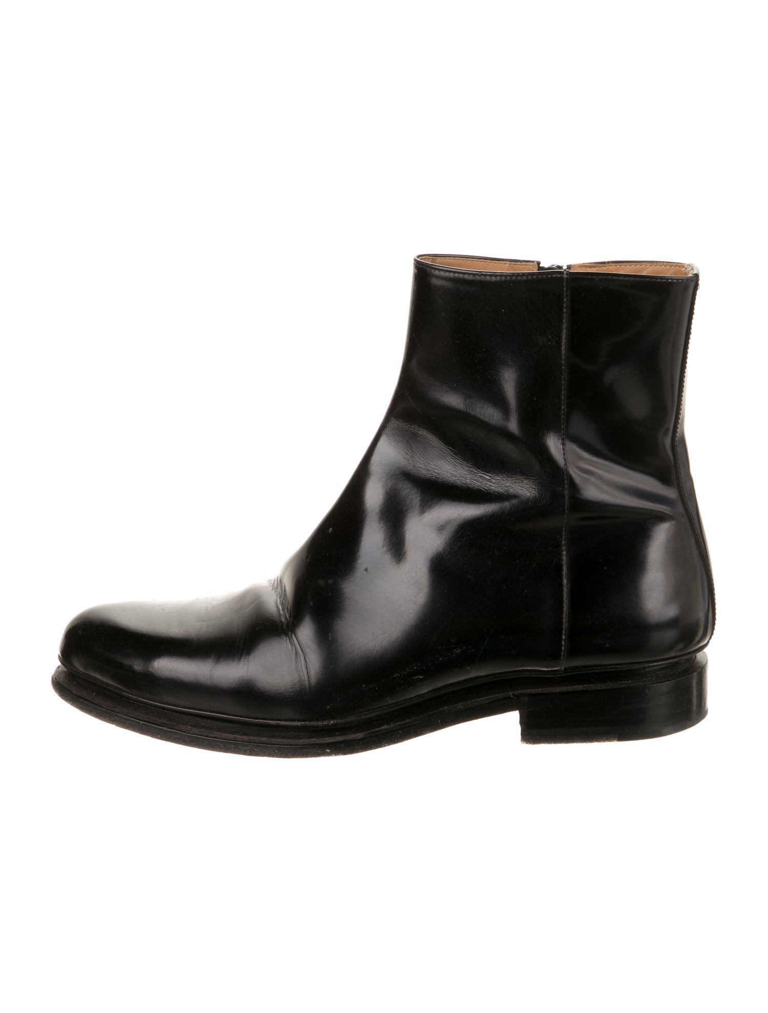 Maison Margiela Leather Boots - Black Boots, Shoes - MAI82233 | The ...
