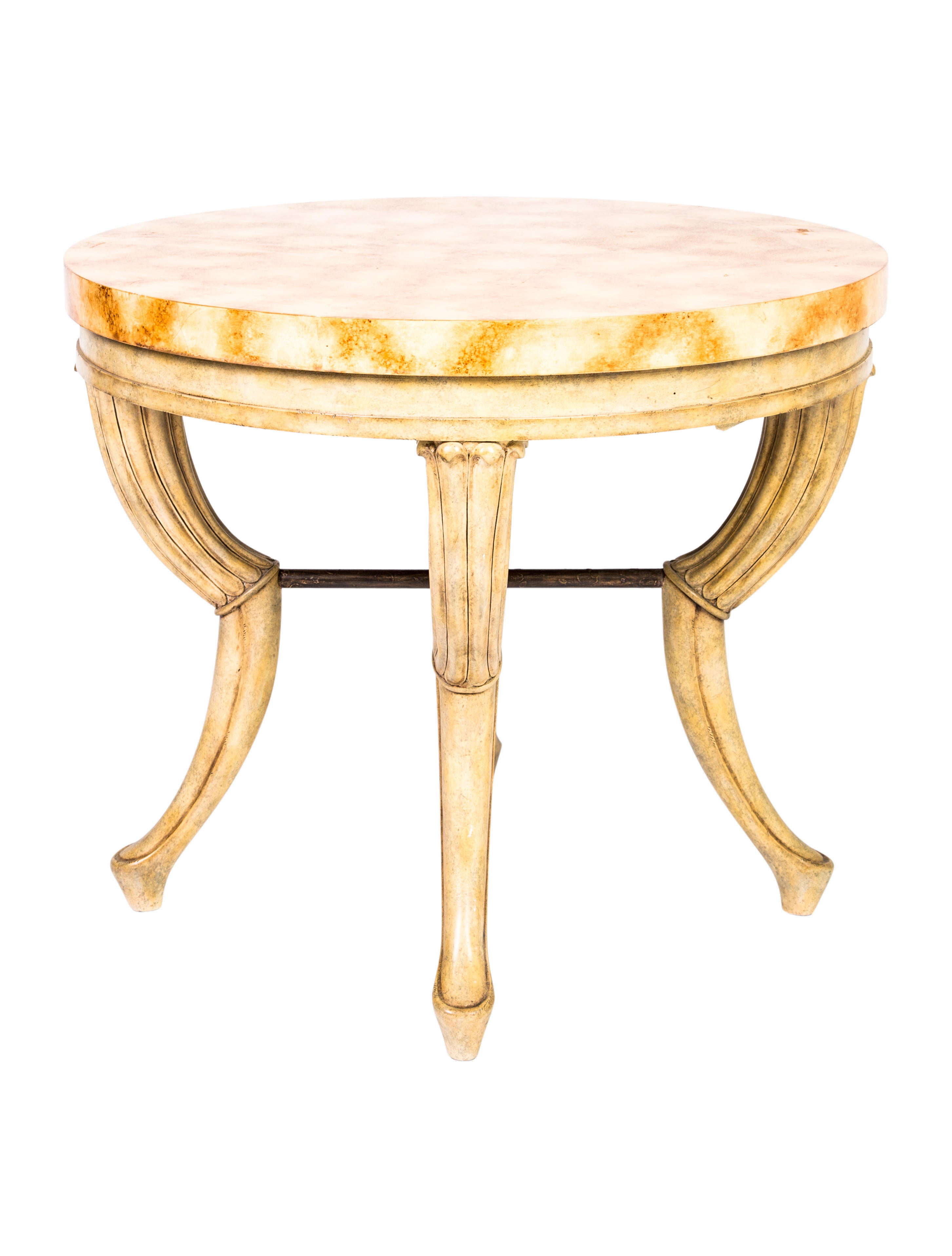 Maitland Smith Wood Side Tables - Gold Tables, Furniture - MAITS20027 ...