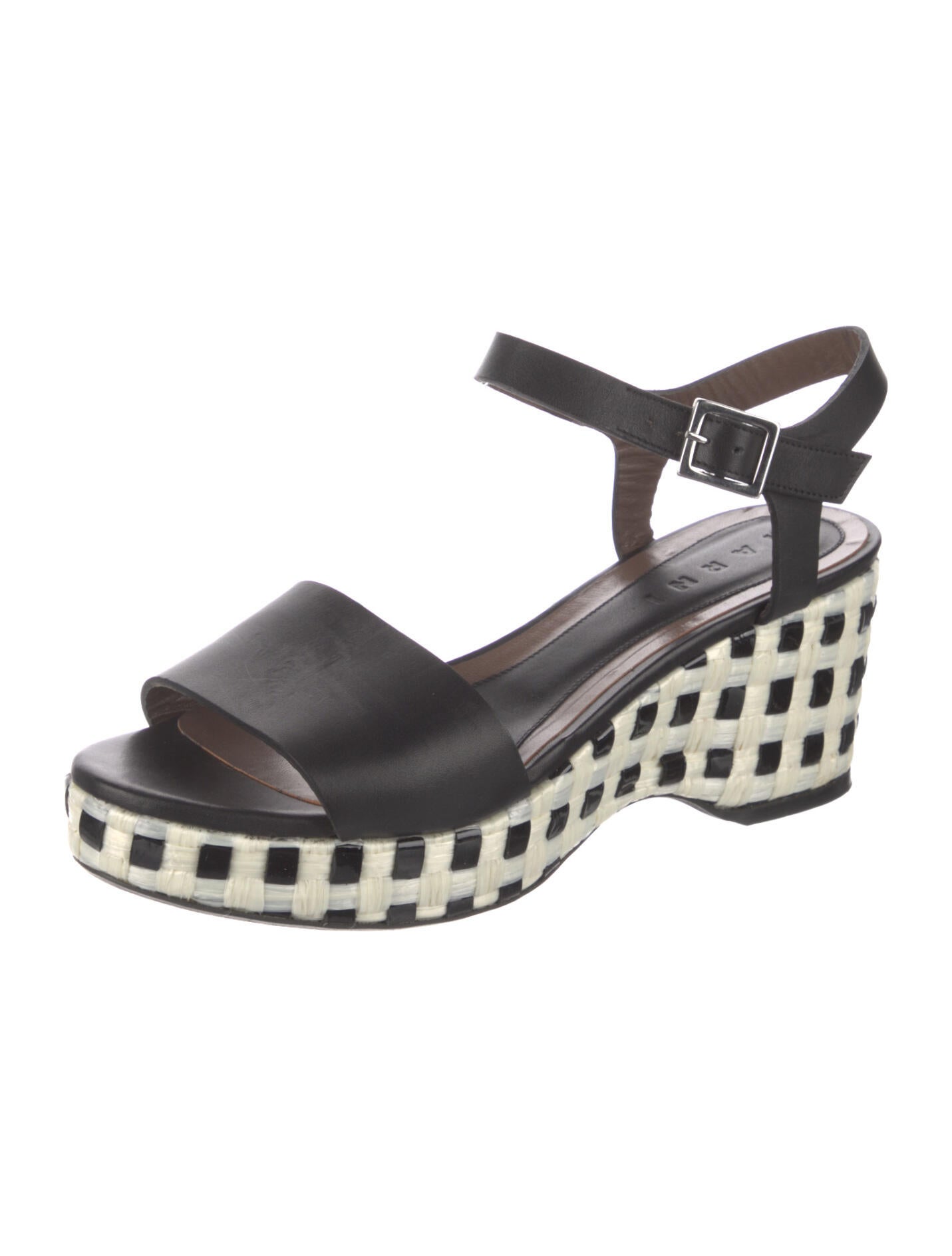 Marni Sandals - Black Sandals, Shoes - MAN26877 | The RealReal