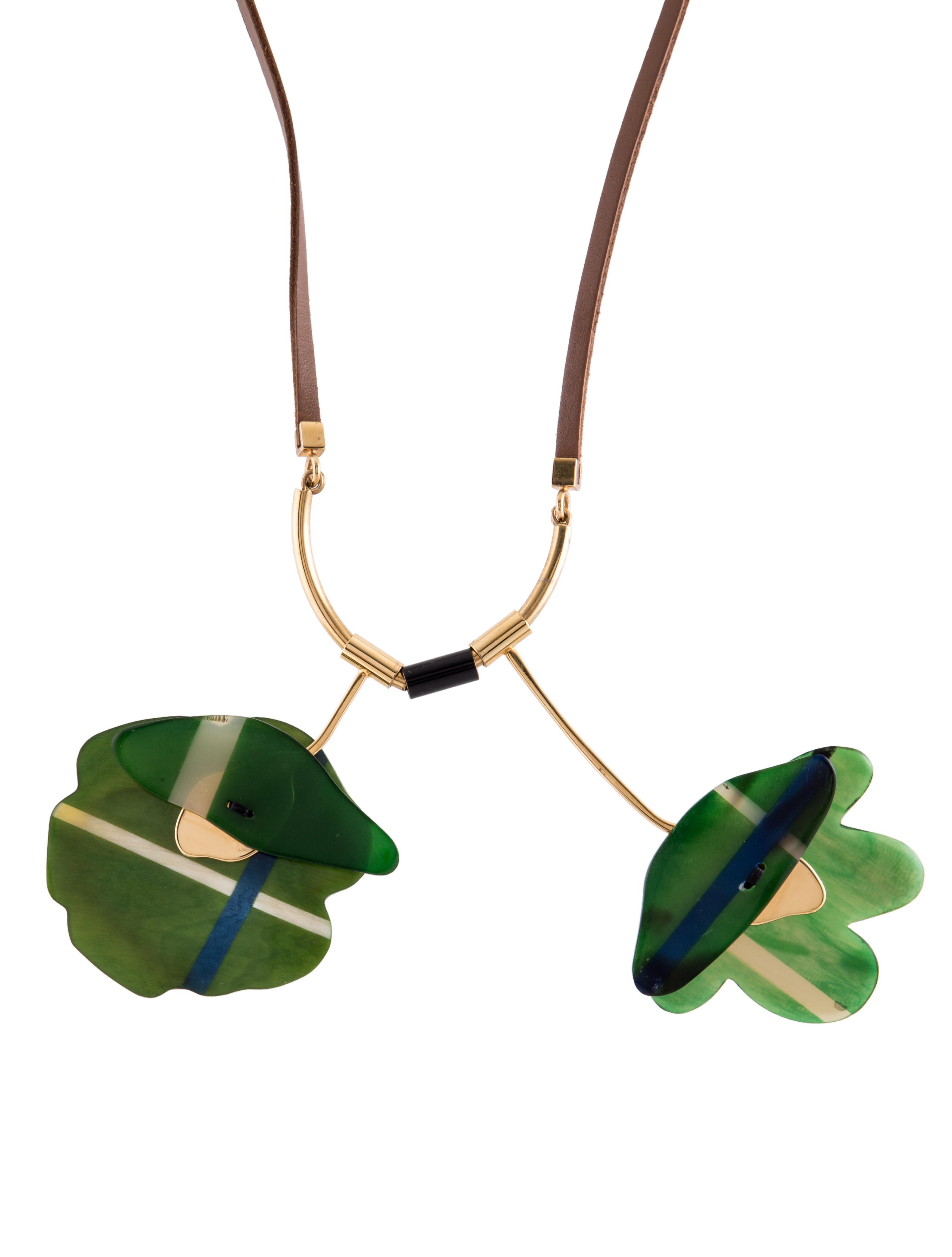 Marni Leather & Resin Bolo Necklace - Bolo, Necklaces - MAN177714 | The ...