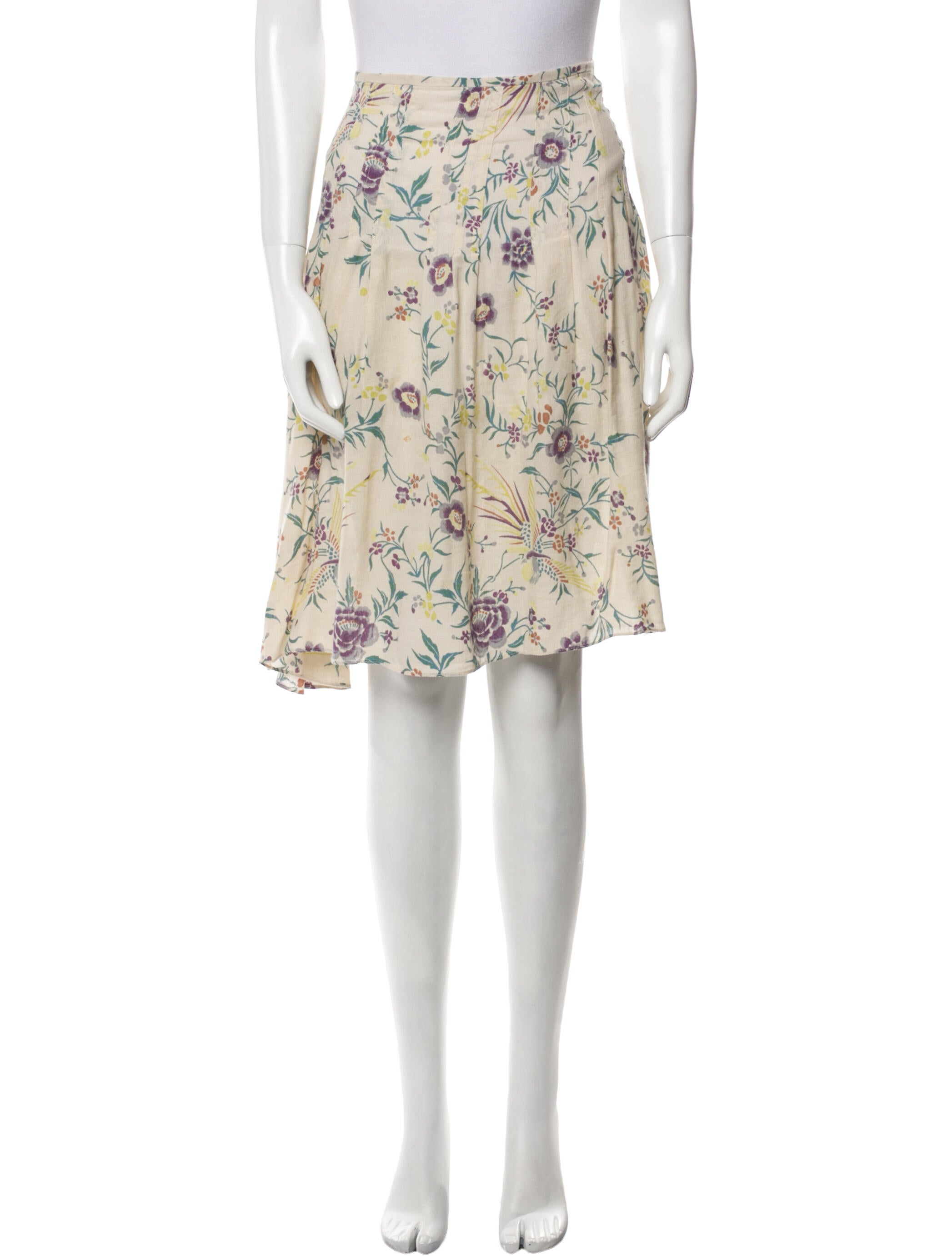 Marni Printed A-Line Skirt - Green Skirts, Clothing - MAN53108 | The ...