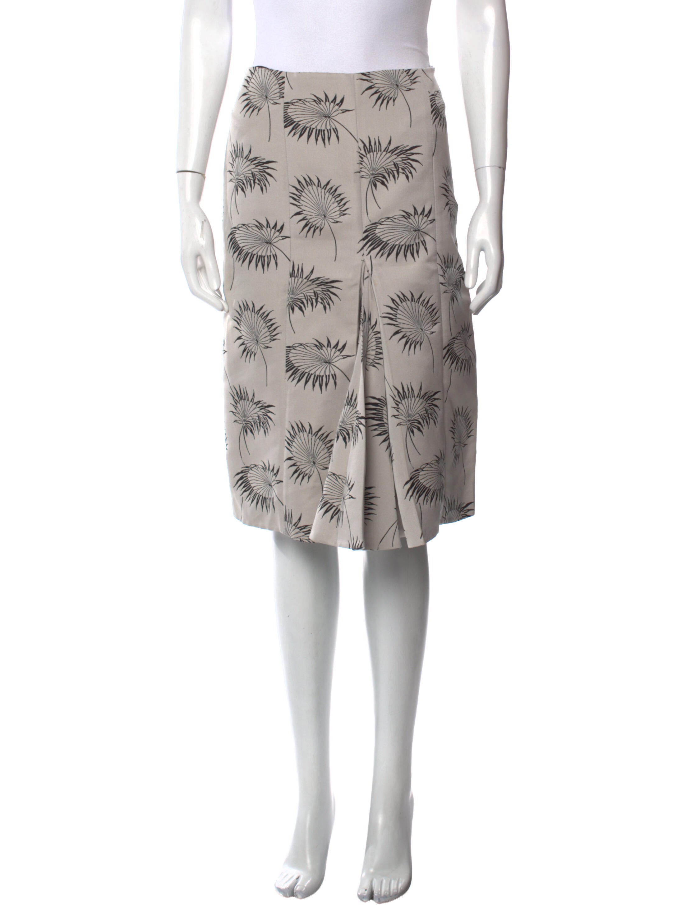 Marni Printed A-Line Skirt - Green Skirts, Clothing - MAN53108 | The ...