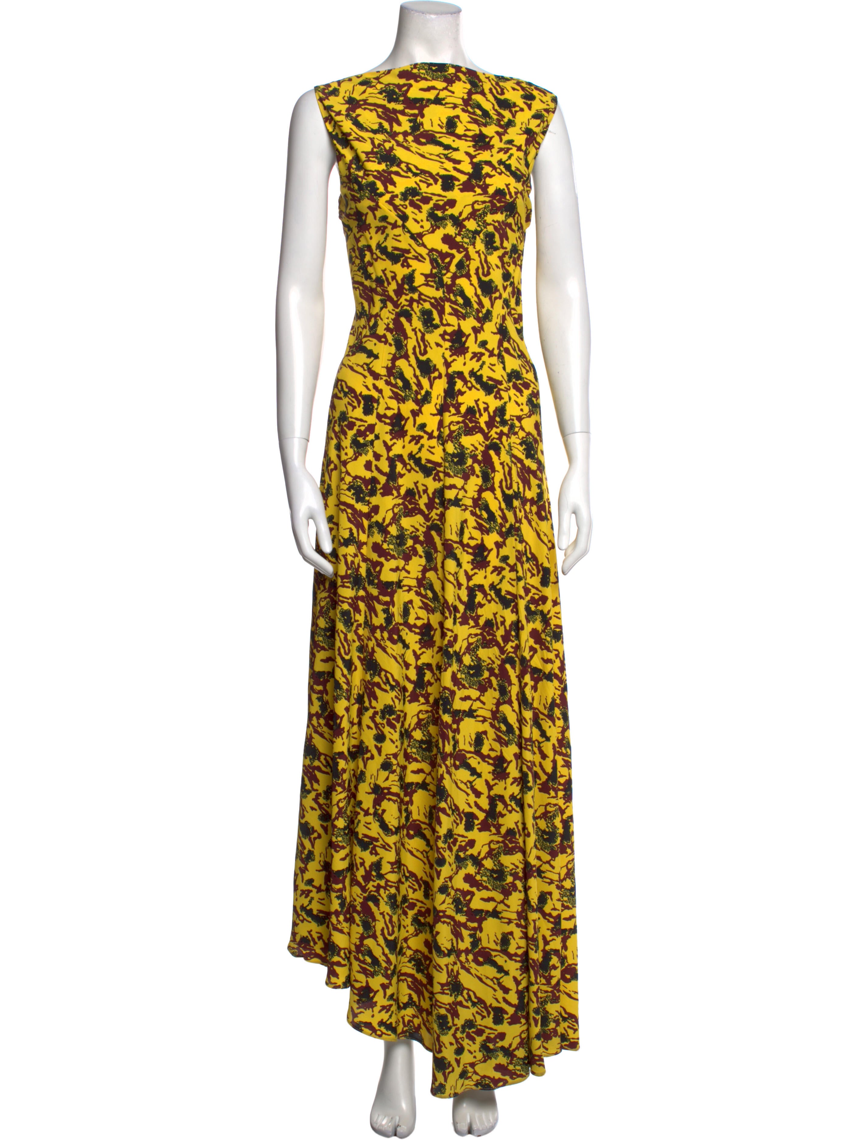 Marni Abstract Print Knee-Length Dress - Dresses, Clothing - MAN55688 ...