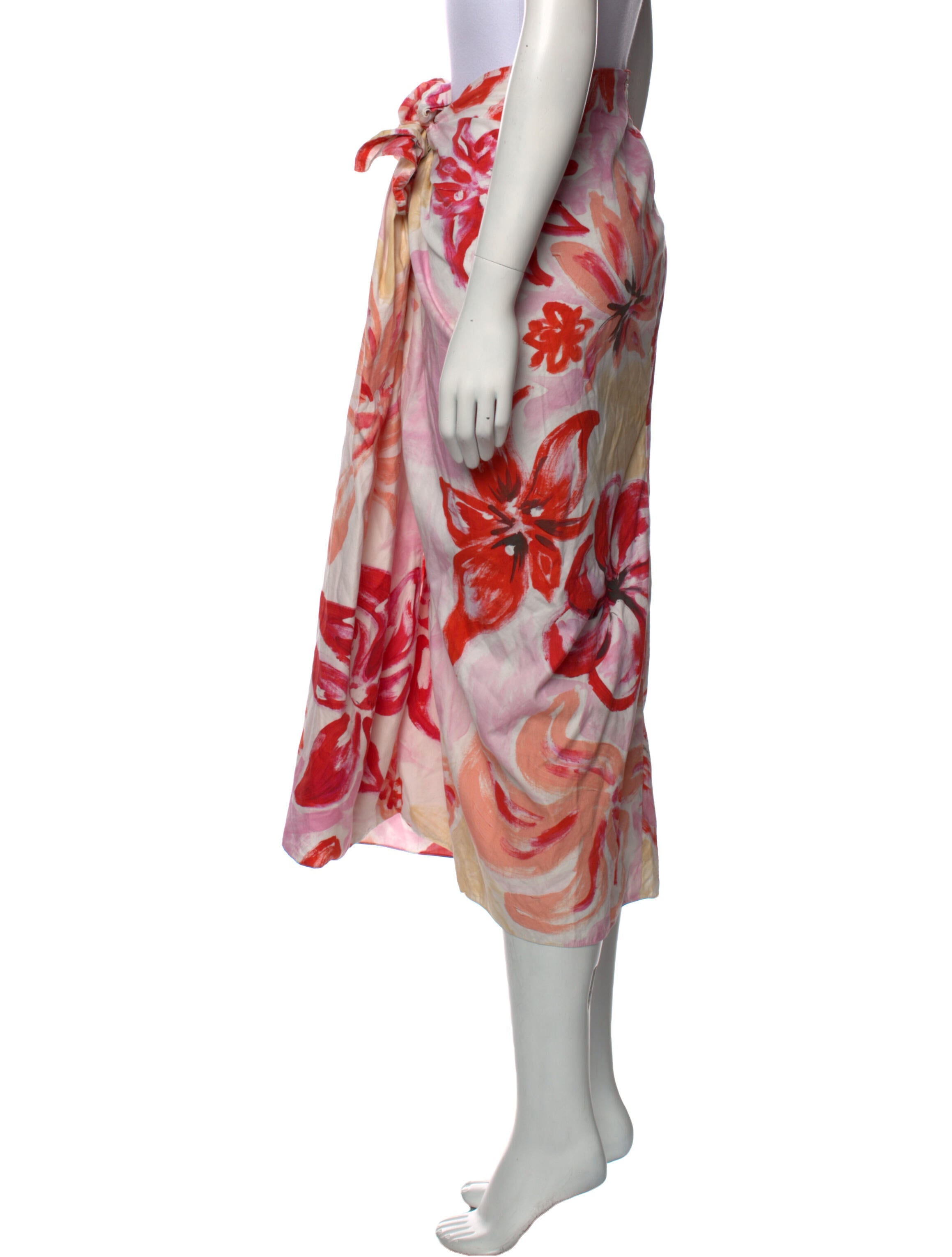 Marni Printed A-Line Skirt - Green Skirts, Clothing - MAN53108 | The ...