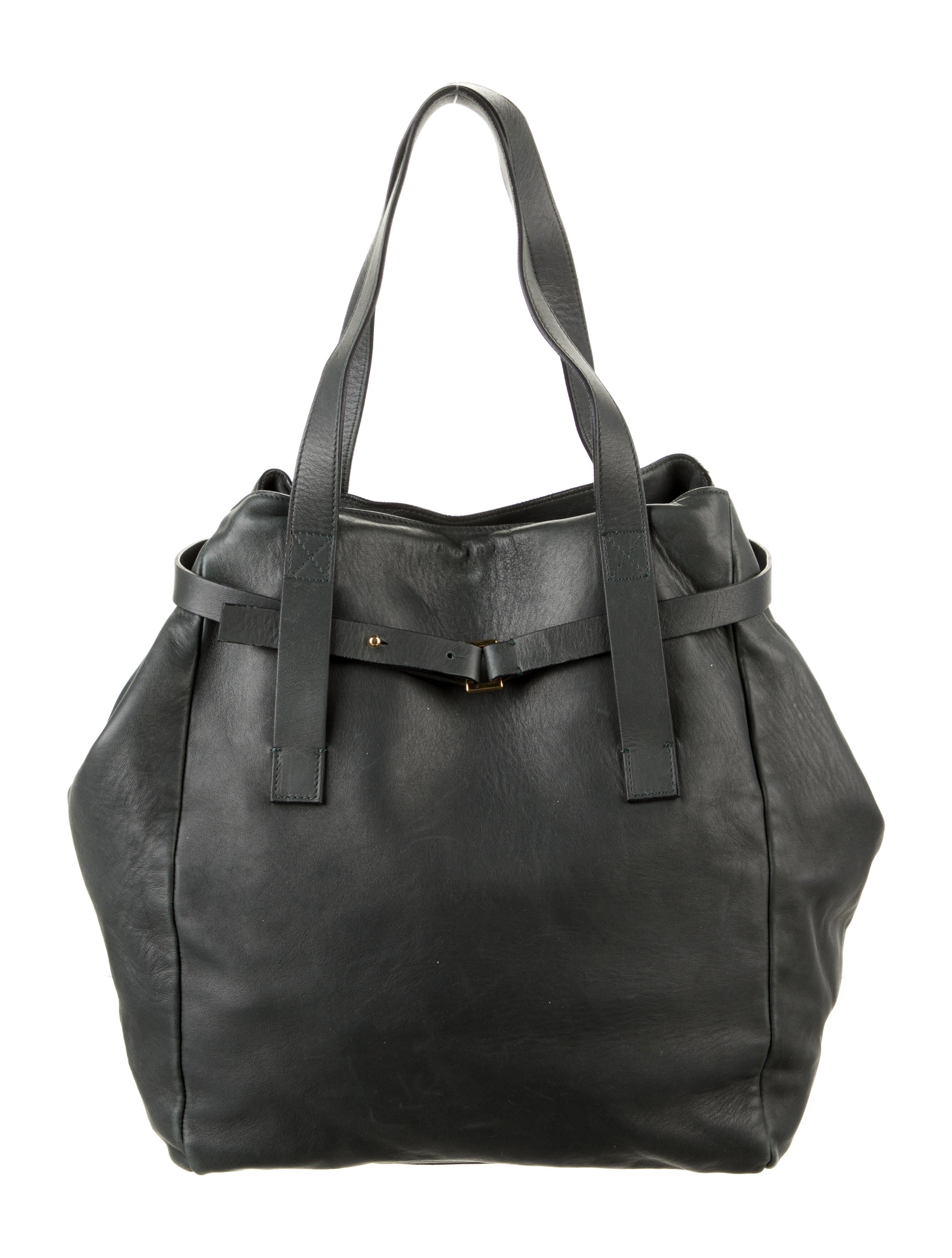 Marni Leather Tote Bag - Green Totes, Handbags - MAN192619 | The RealReal