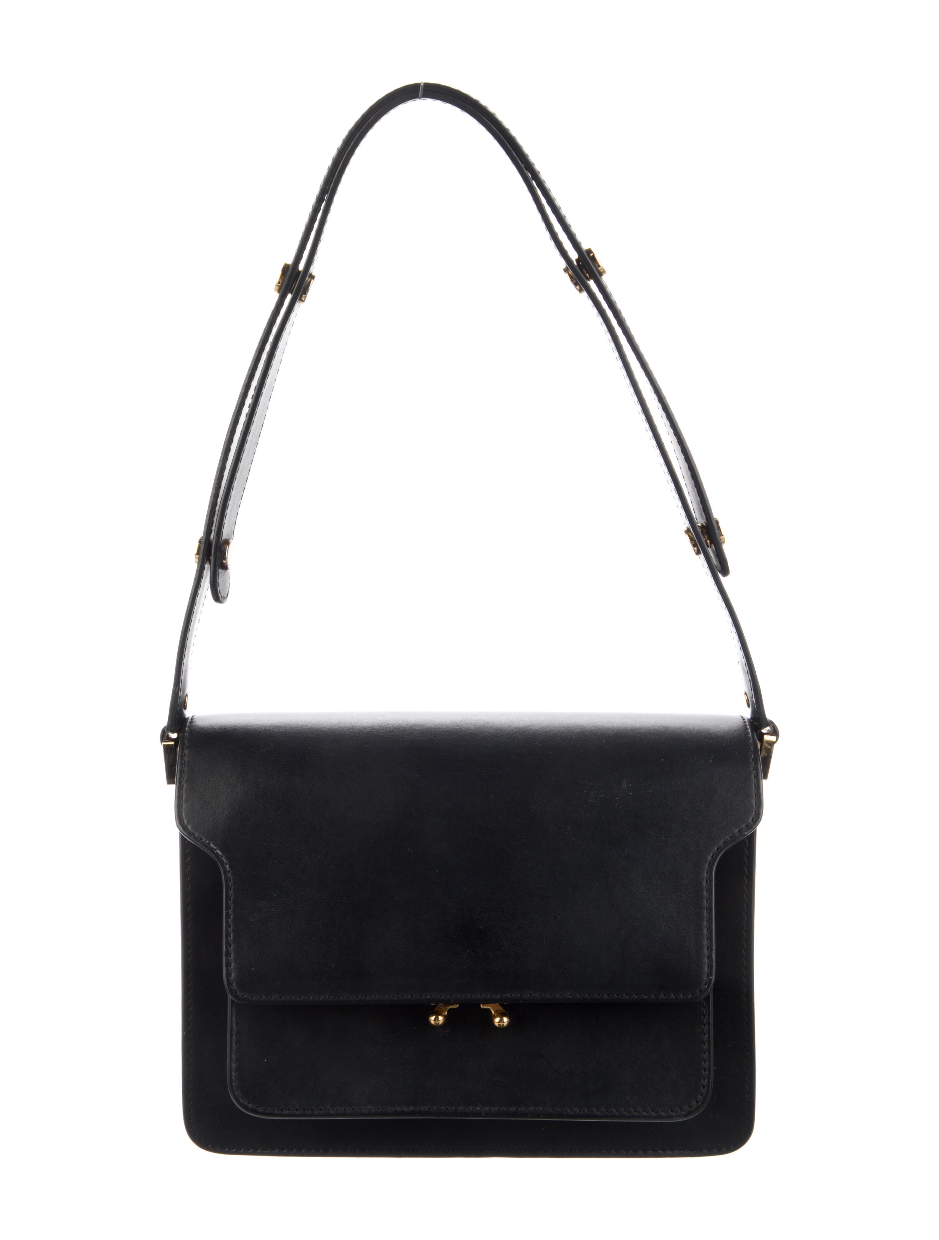 Marni Leather Crossbody Bag - Black Crossbody Bags, Handbags ...