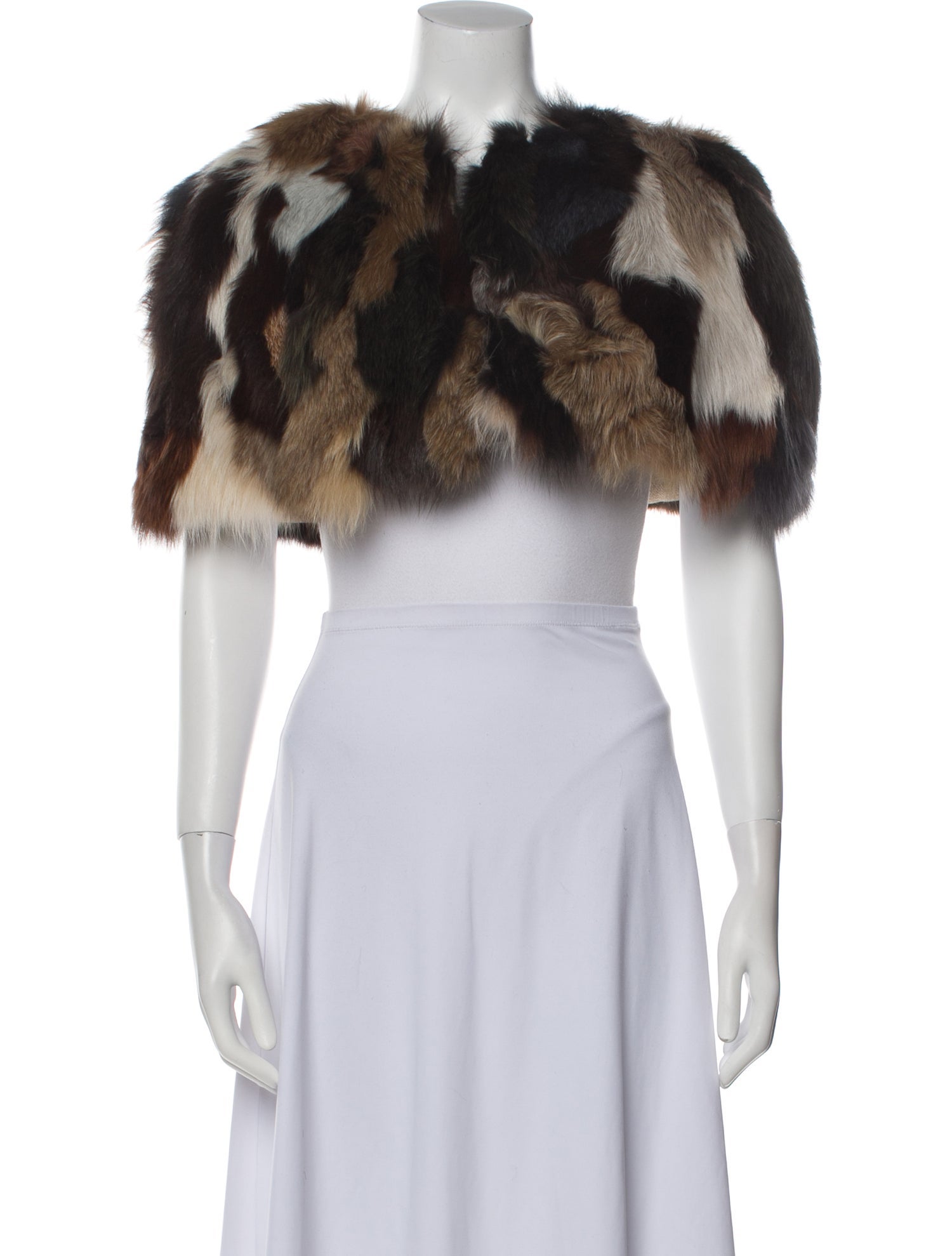 J. Mendel Graphic Print Fur Jacket - Brown Jackets, Clothing - JME37118 ...