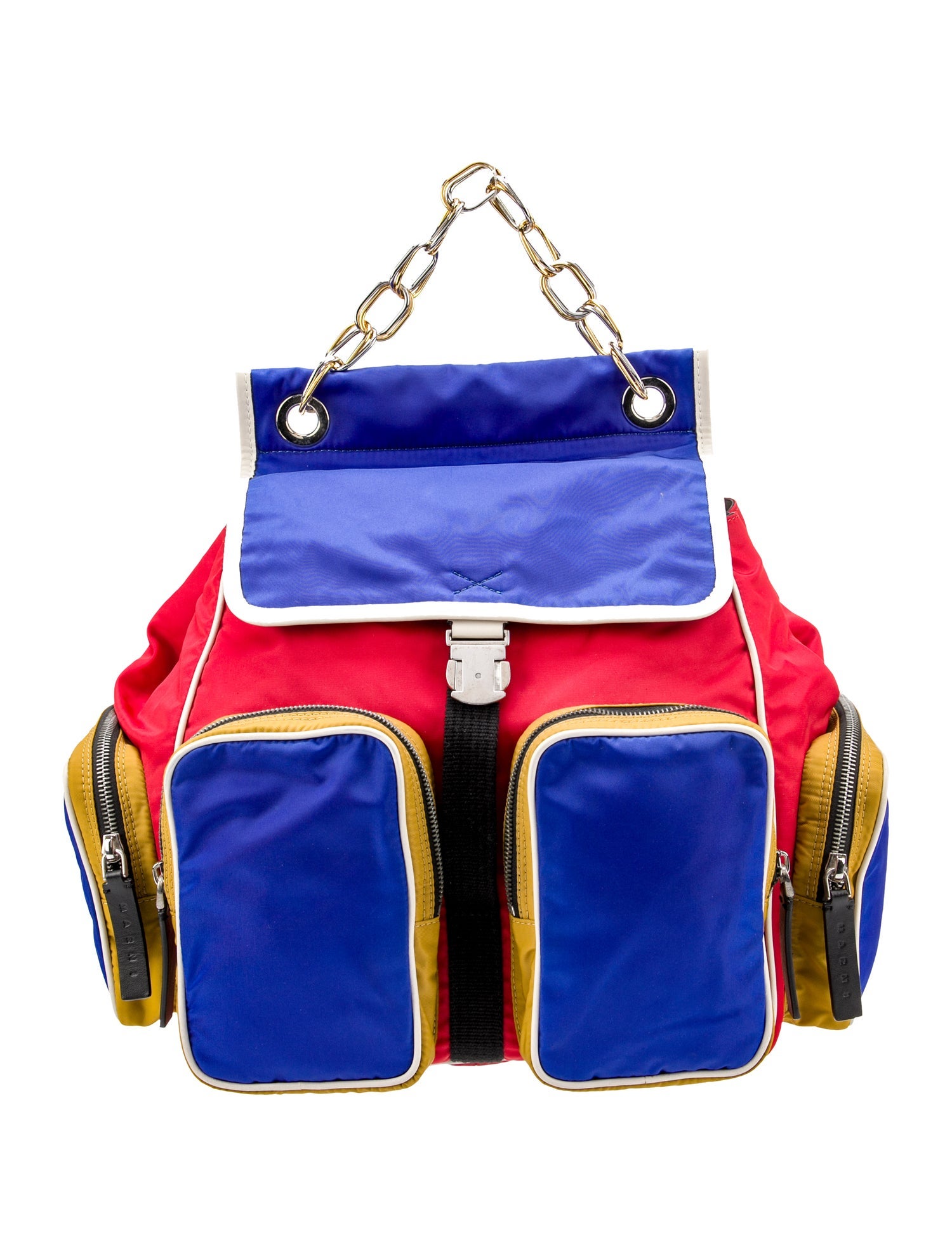 Marni Nylon Backpack - Red Backpacks, Handbags - MAN213713 | The RealReal