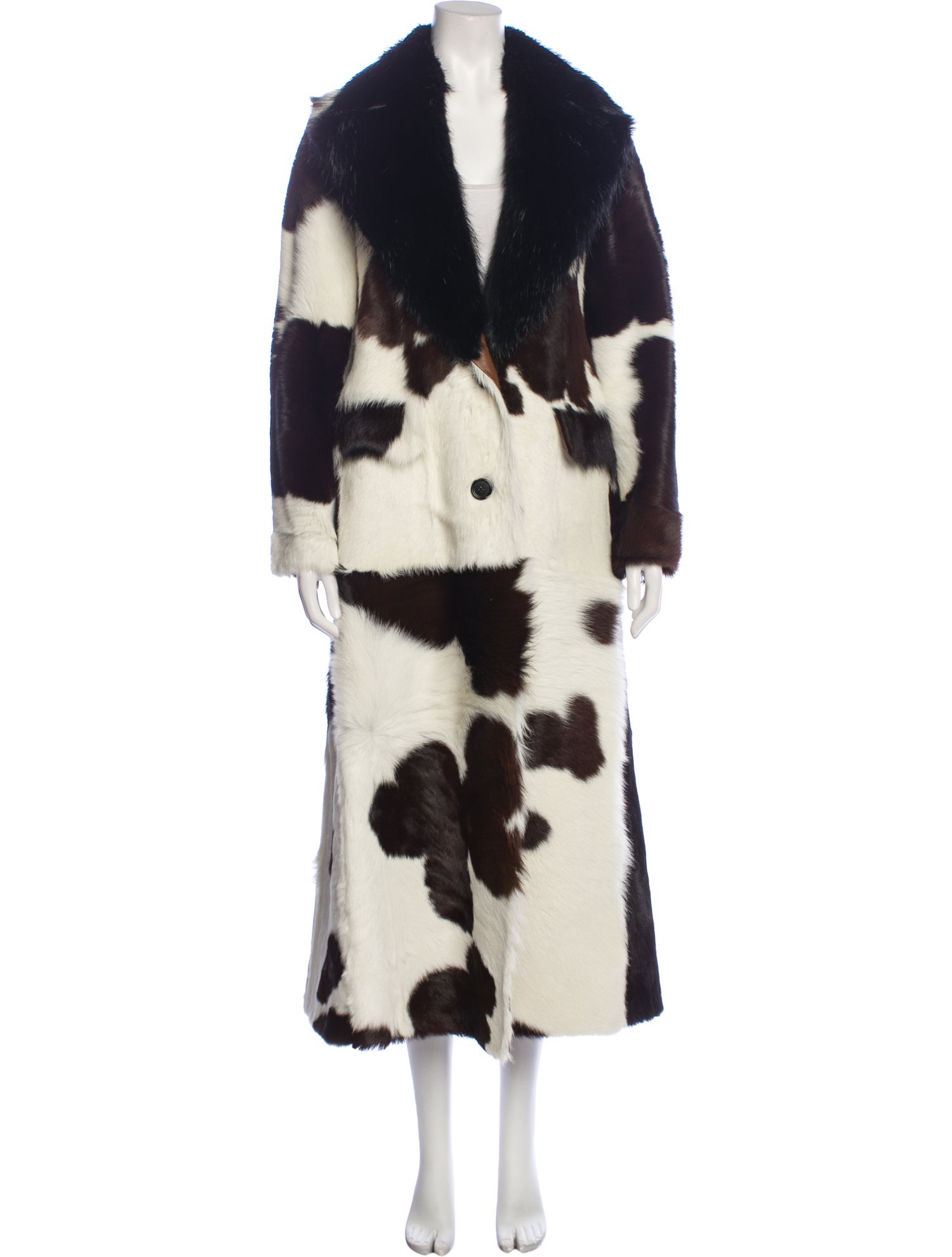 Marni Animal Print Fur Coat - Neutrals Coats, Clothing - MAN215269 ...