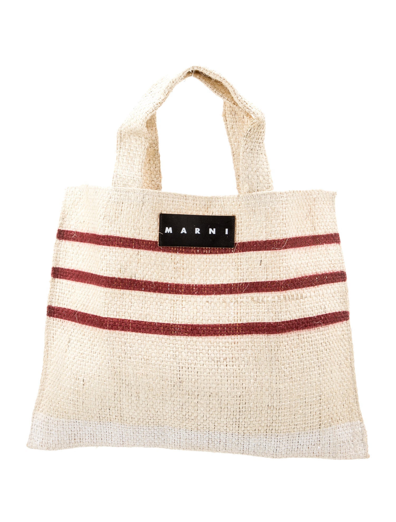 Marni Raffia Tote Bag w/ Tags - Neutrals Totes, Handbags - MAN217526 ...