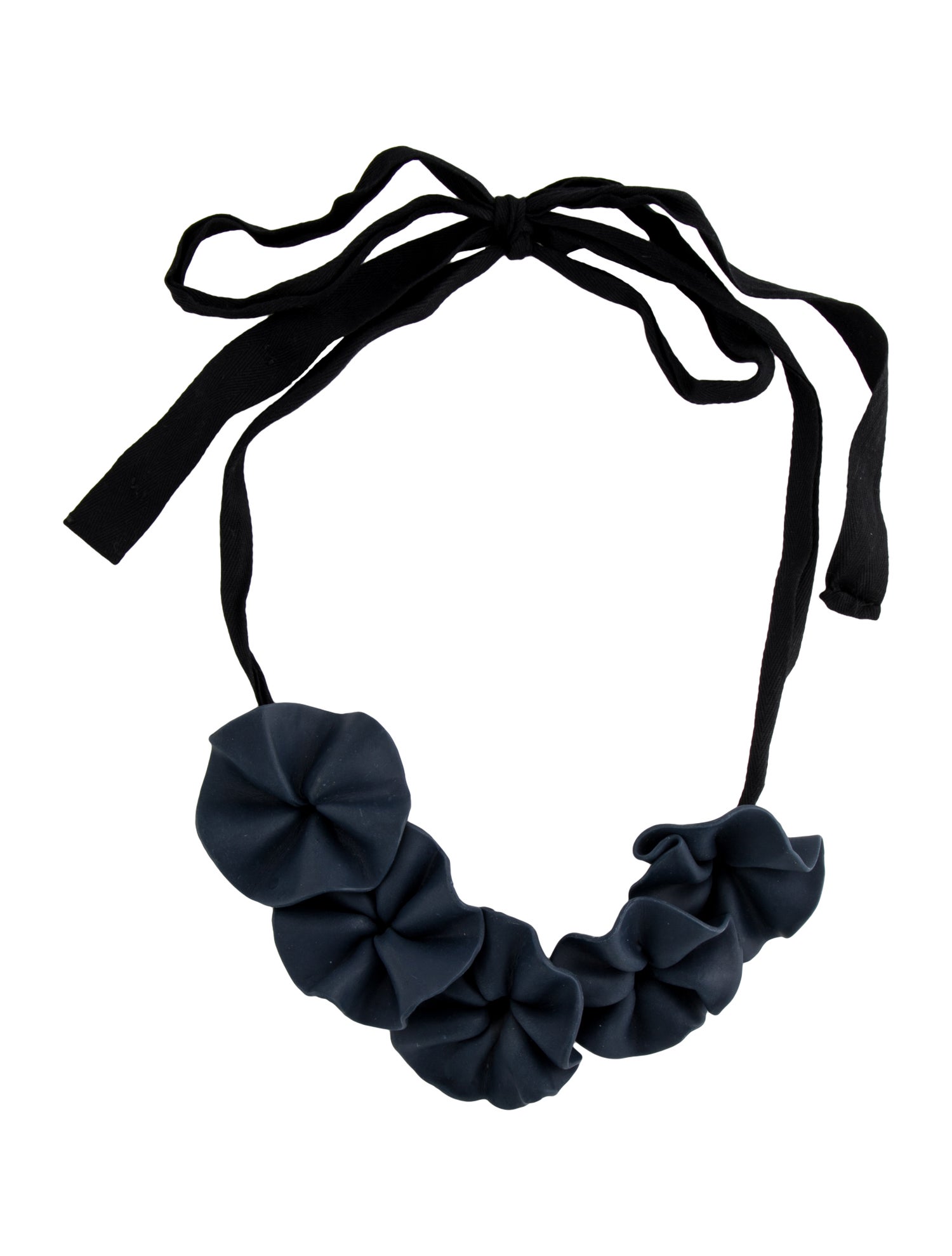 Marni Faux Pearl, Fabric & Bead Collar Necklace - Gold Collar ...