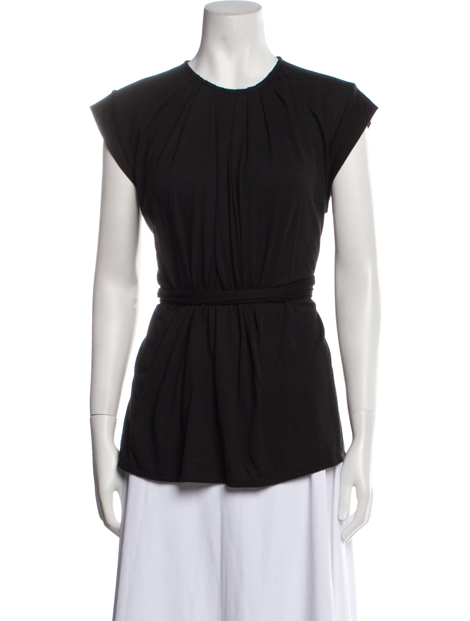 Marni Angora Crew Neck Top - Black Tops, Clothing - MAN228343 | The ...