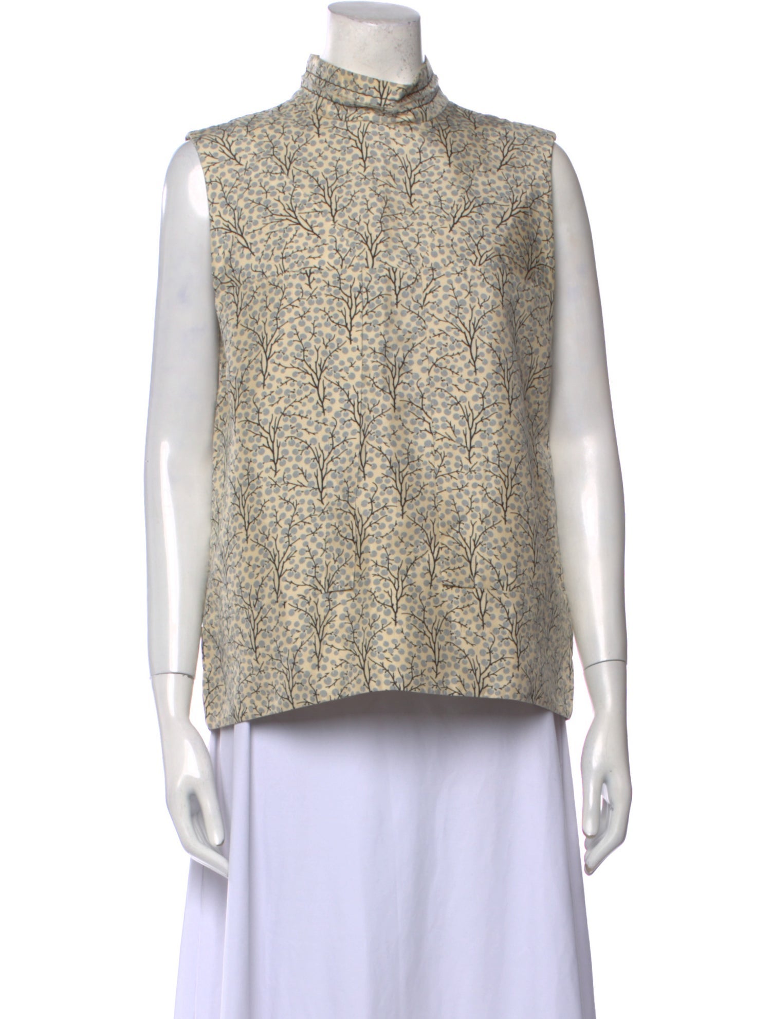 Marni Printed Turtleneck Top - Neutrals Tops, Clothing - MAN229693 ...
