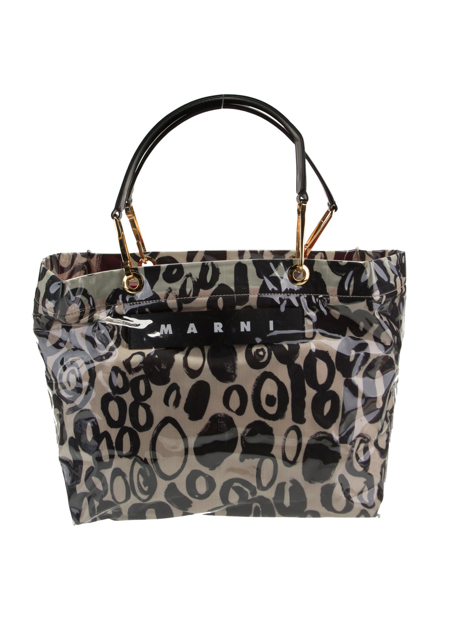 Marni PVC Shoulder Bag - Neutrals Totes, Handbags - MAN234156 | The ...