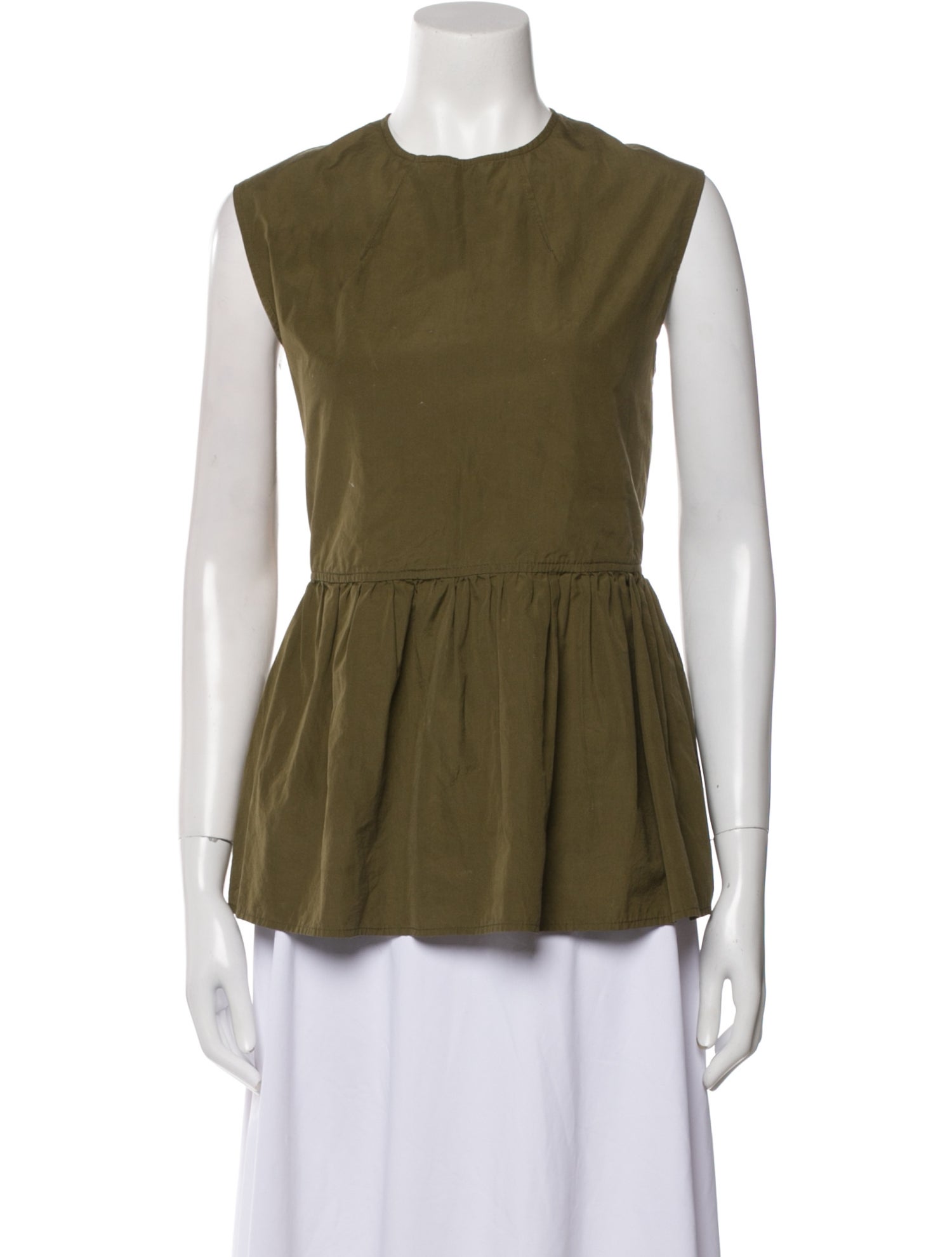 Marni Crew Neck Sleeveless Top - Green Tops, Clothing - MAN235247 | The ...