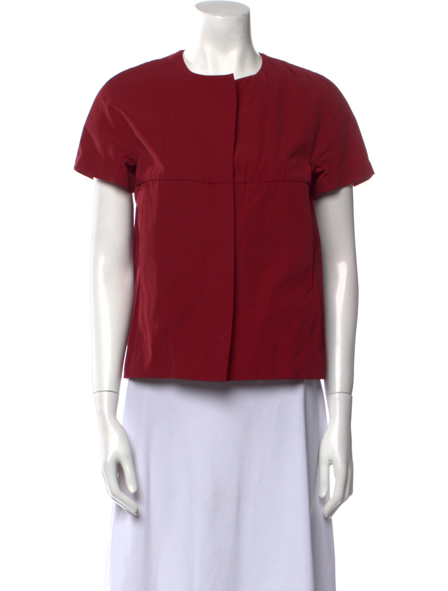 Marni Crew Neck Short Sleeve Top - Red Tops, Clothing - MAN239170 | The ...