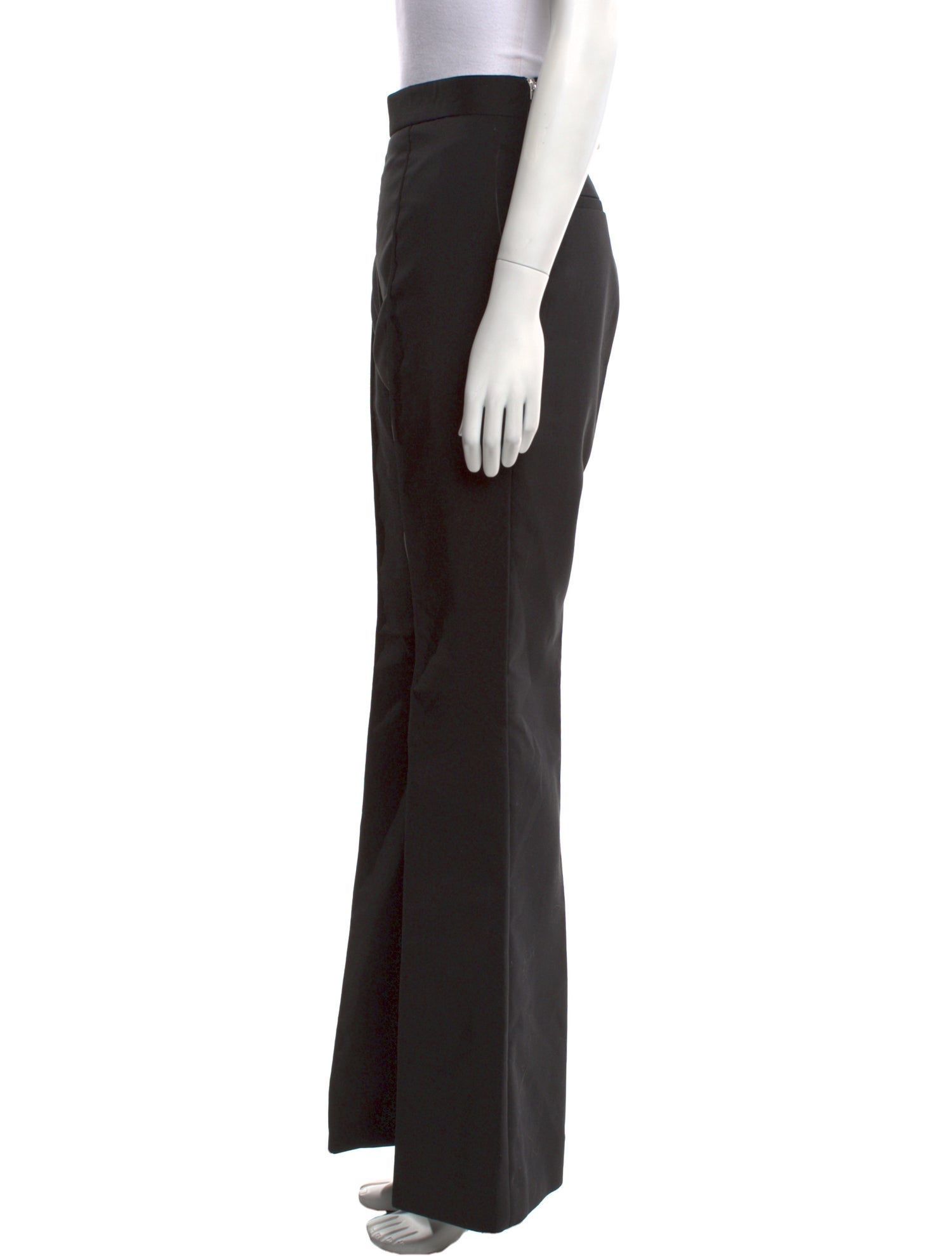 Nili Lotan Wide Leg Pants - Black, 9.25" Rise Pants, Clothing ...