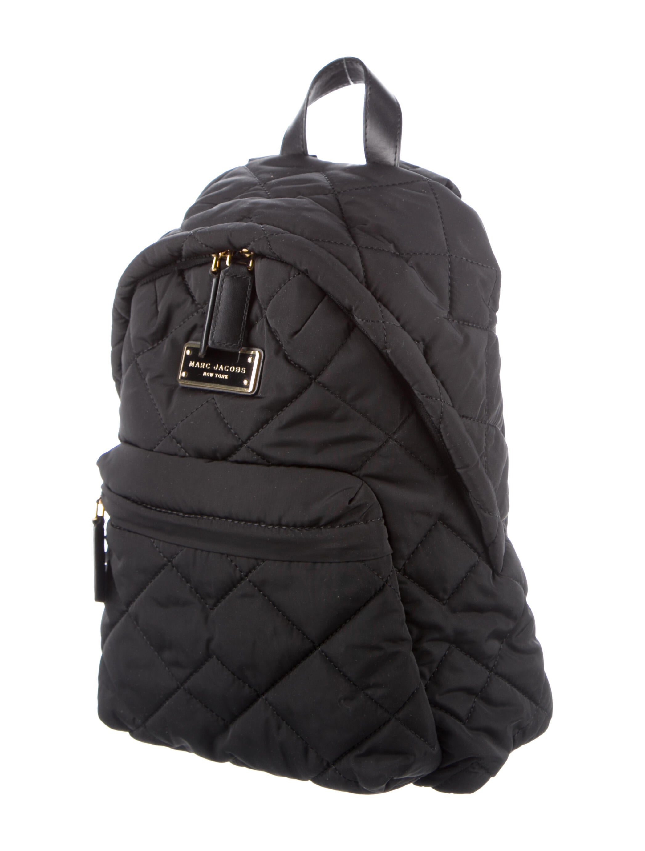 Marc Jacobs Quilted Nylon Backpack - Black Backpacks, Handbags ...