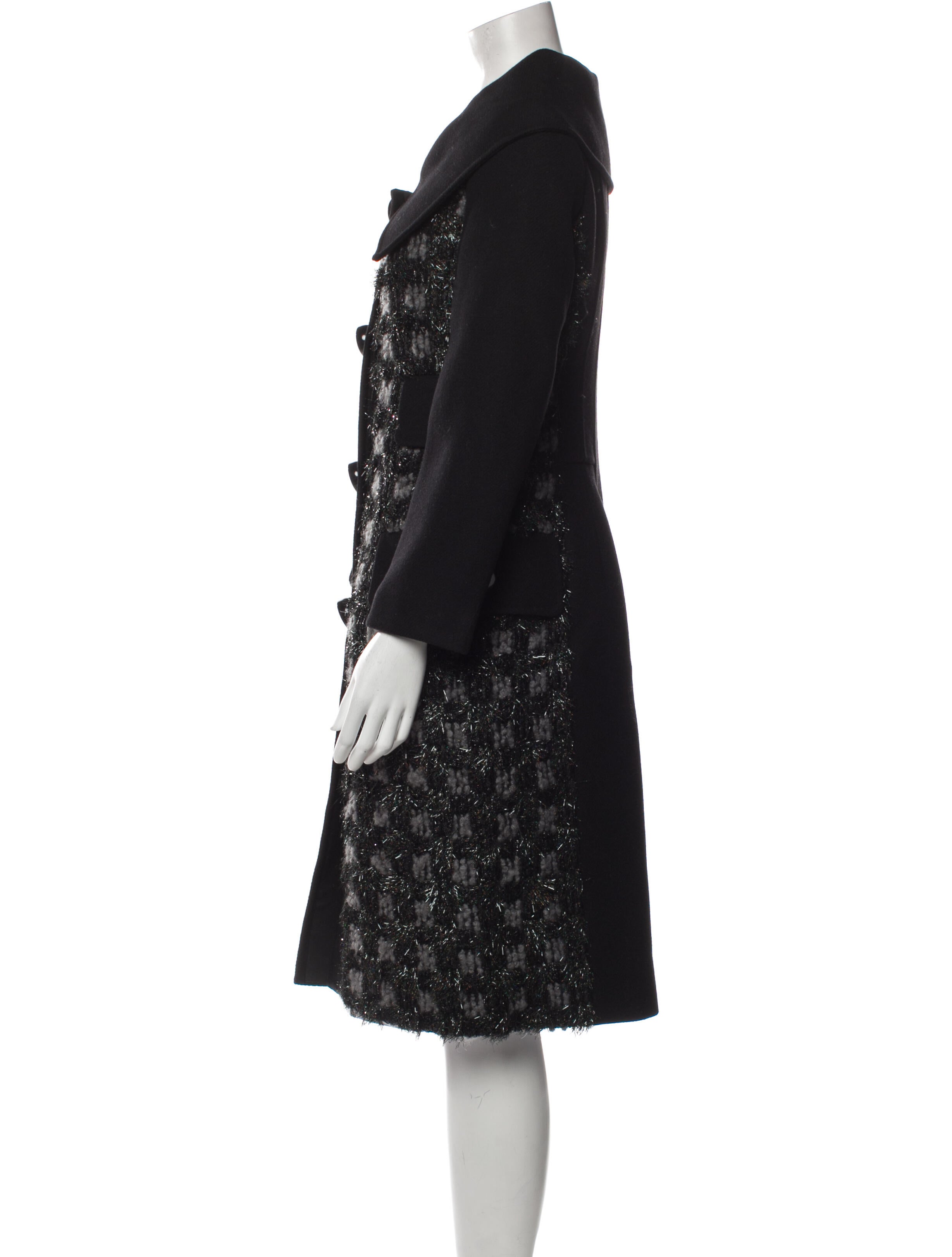 Marc Jacobs Cashmere Military Coat - Black Coats, Clothing - MAR38569 ...