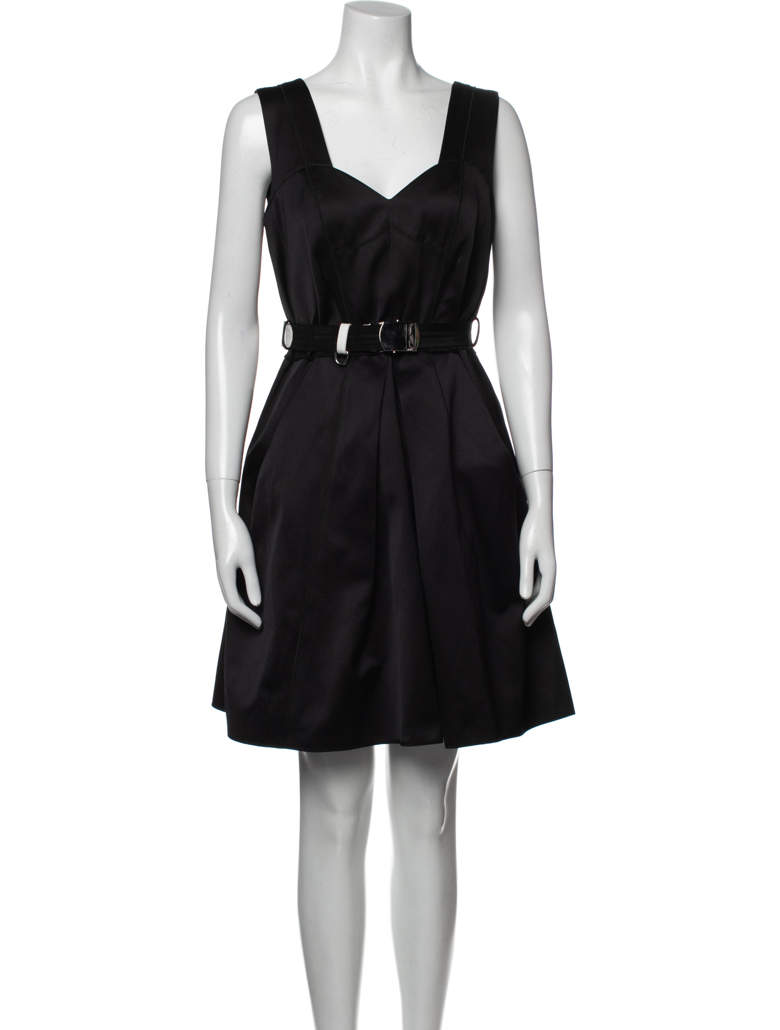 Marc Jacobs Embroidered Wool Dress - Black Dresses, Clothing - MAR44335 ...