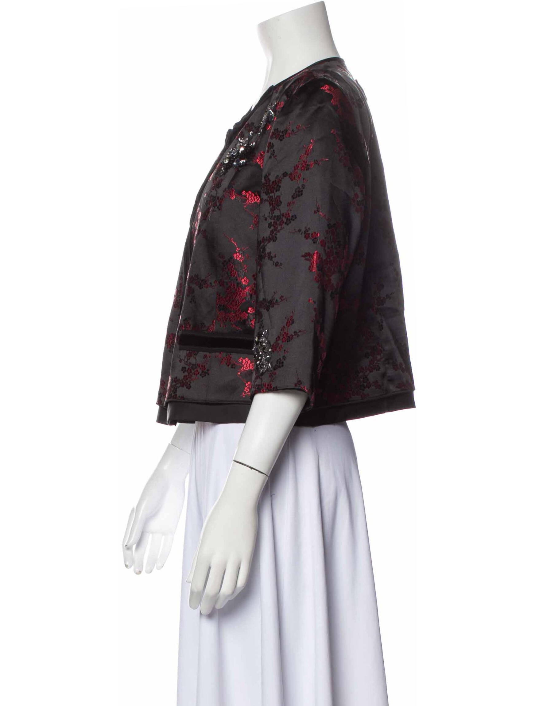 Marc Jacobs Velvet Polka Dot Blazer - Black Jackets, Clothing ...