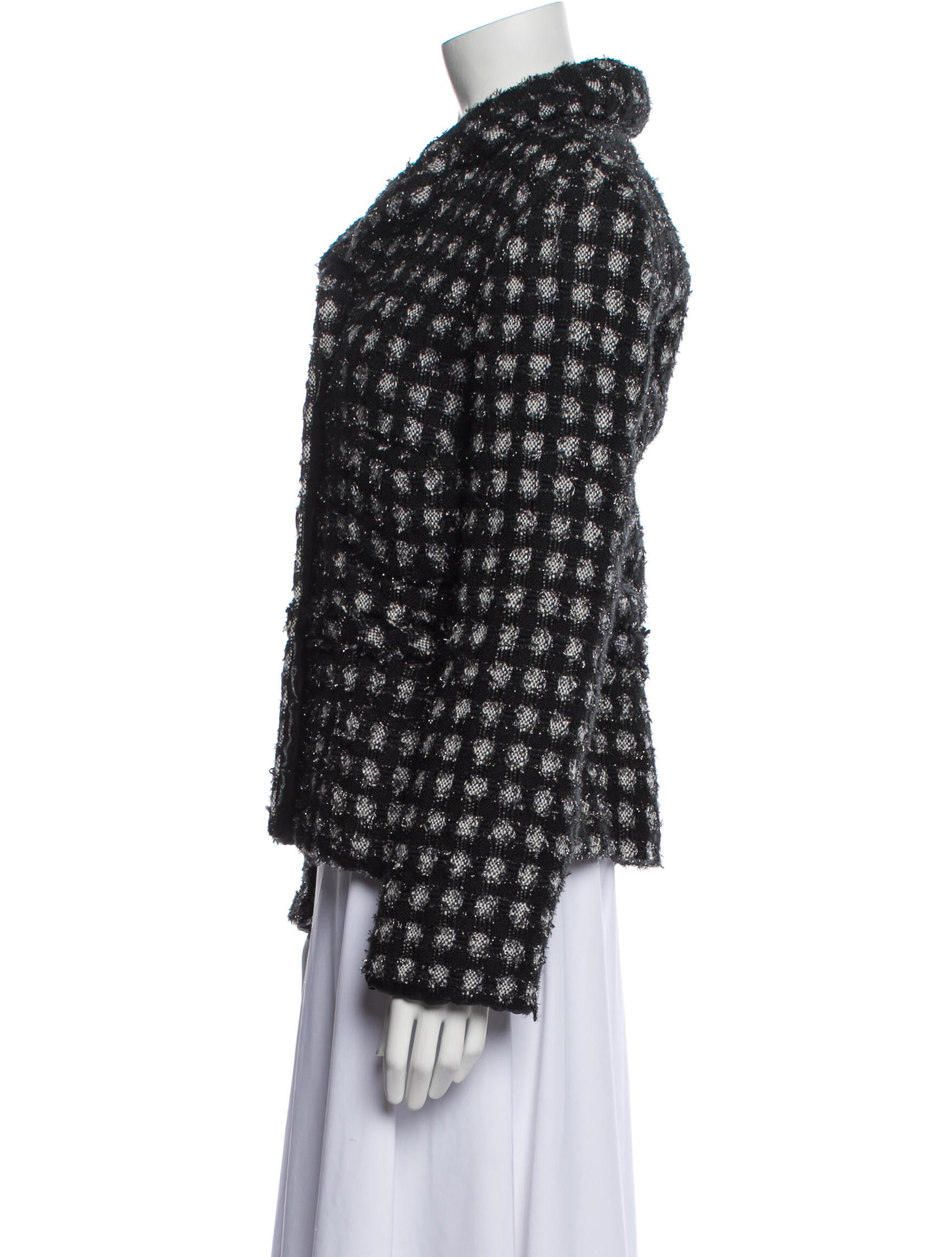 Marc Jacobs Velvet Polka Dot Blazer - Black Jackets, Clothing ...