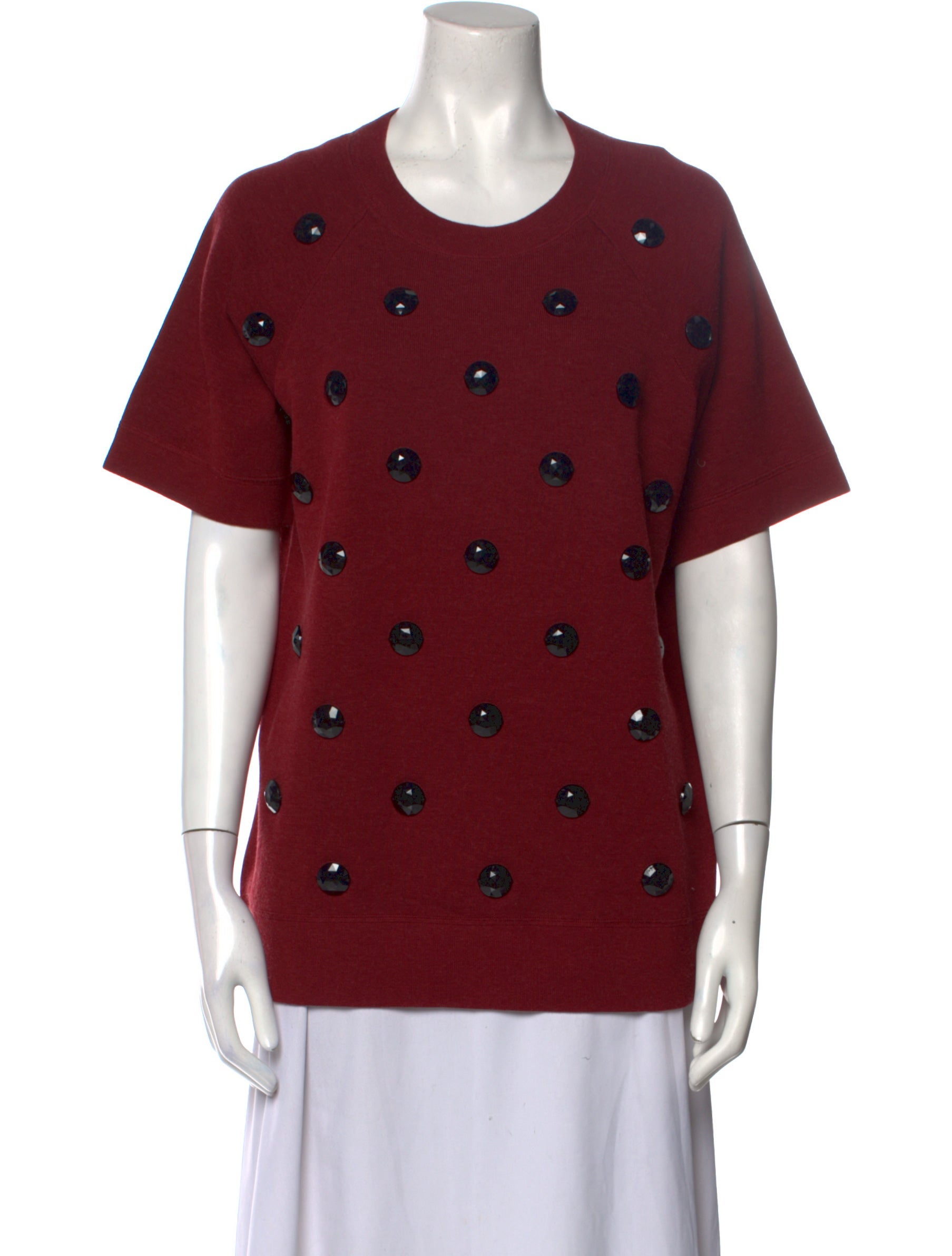 Marc Jacobs Crew Neck Short Sleeve T-Shirt - Black Tops, Clothing ...