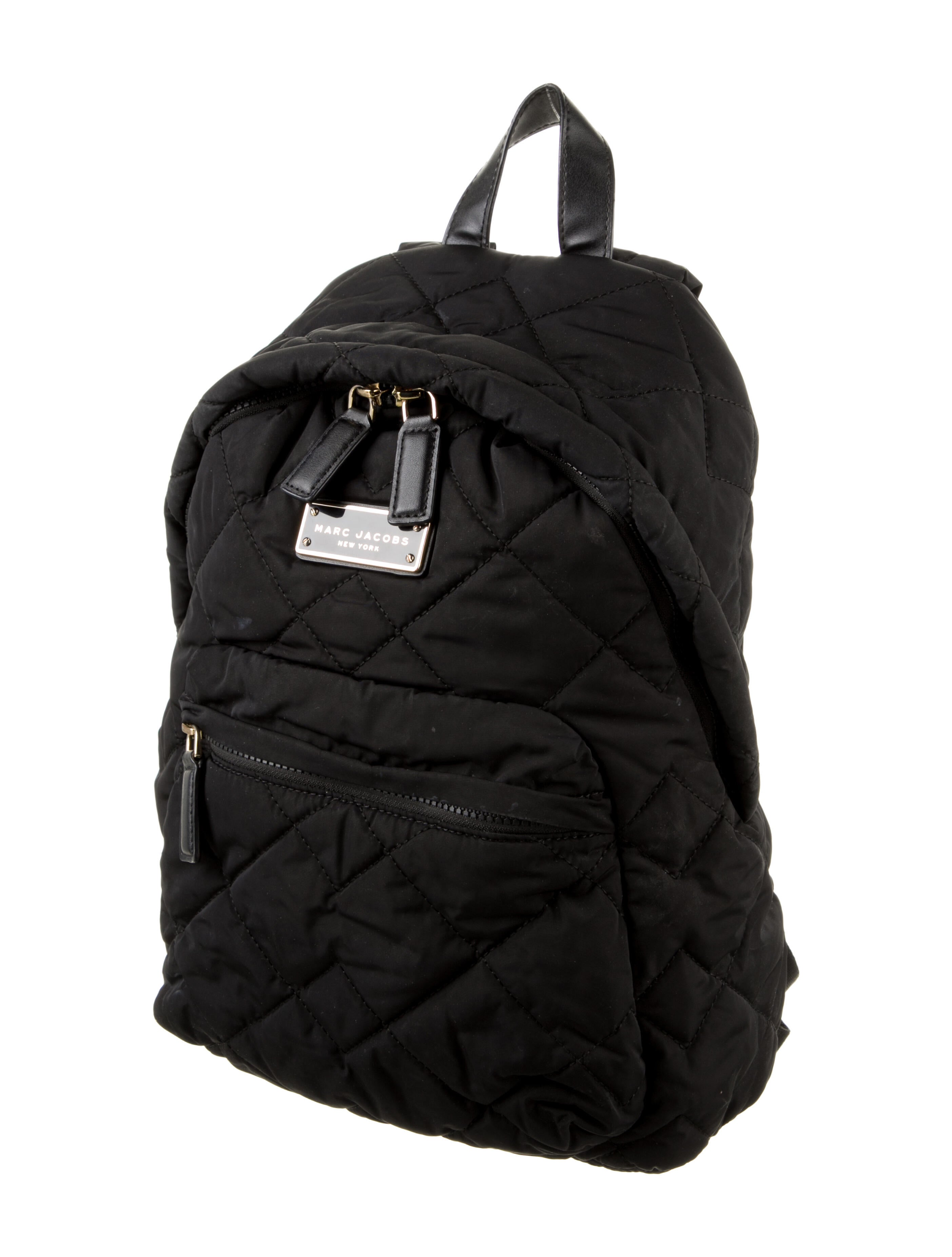 Marc Jacobs Quilted Nylon Backpack - Black Backpacks, Handbags ...
