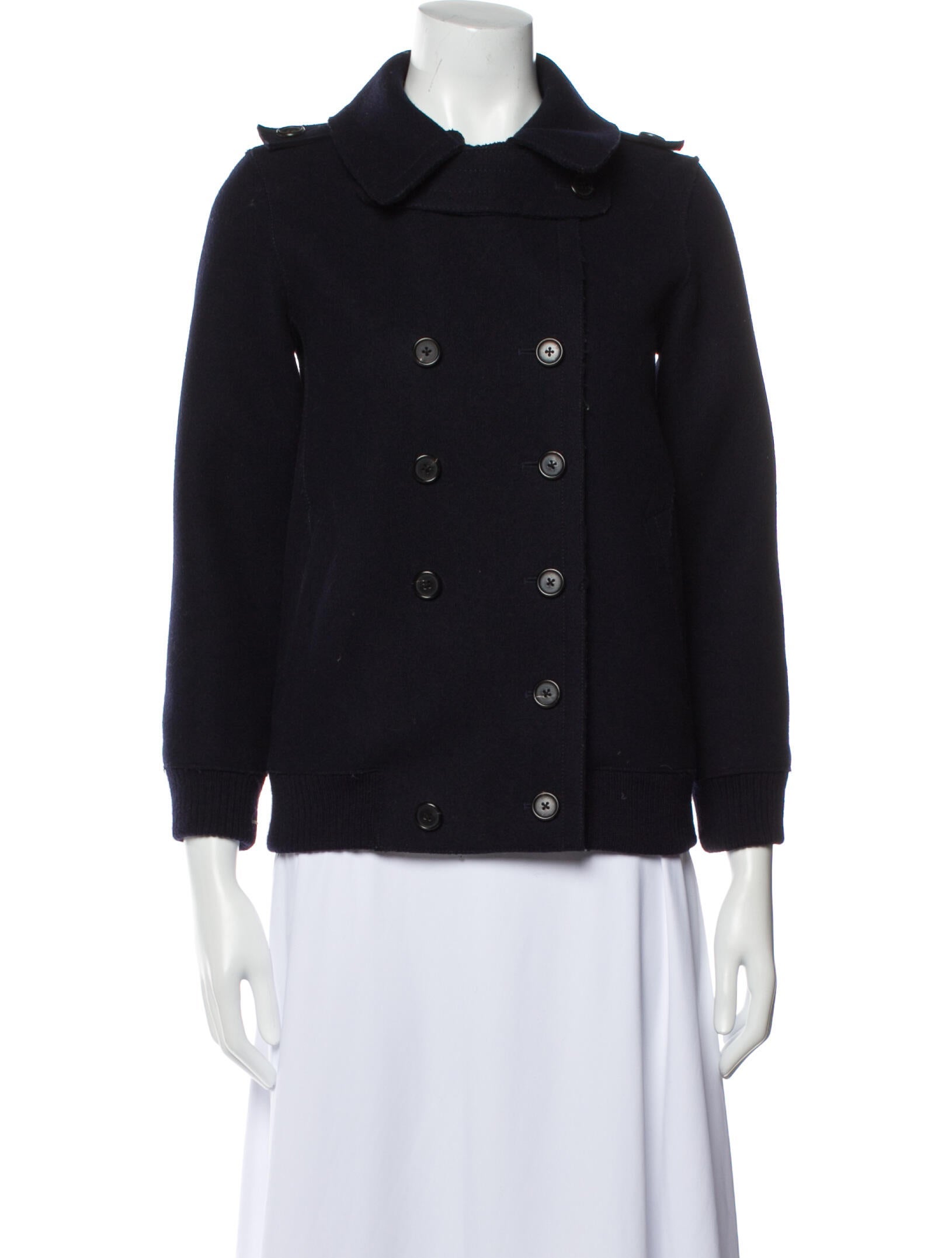 Marc Jacobs Virgin Wool Evening Jacket - Blue Jackets, Clothing ...