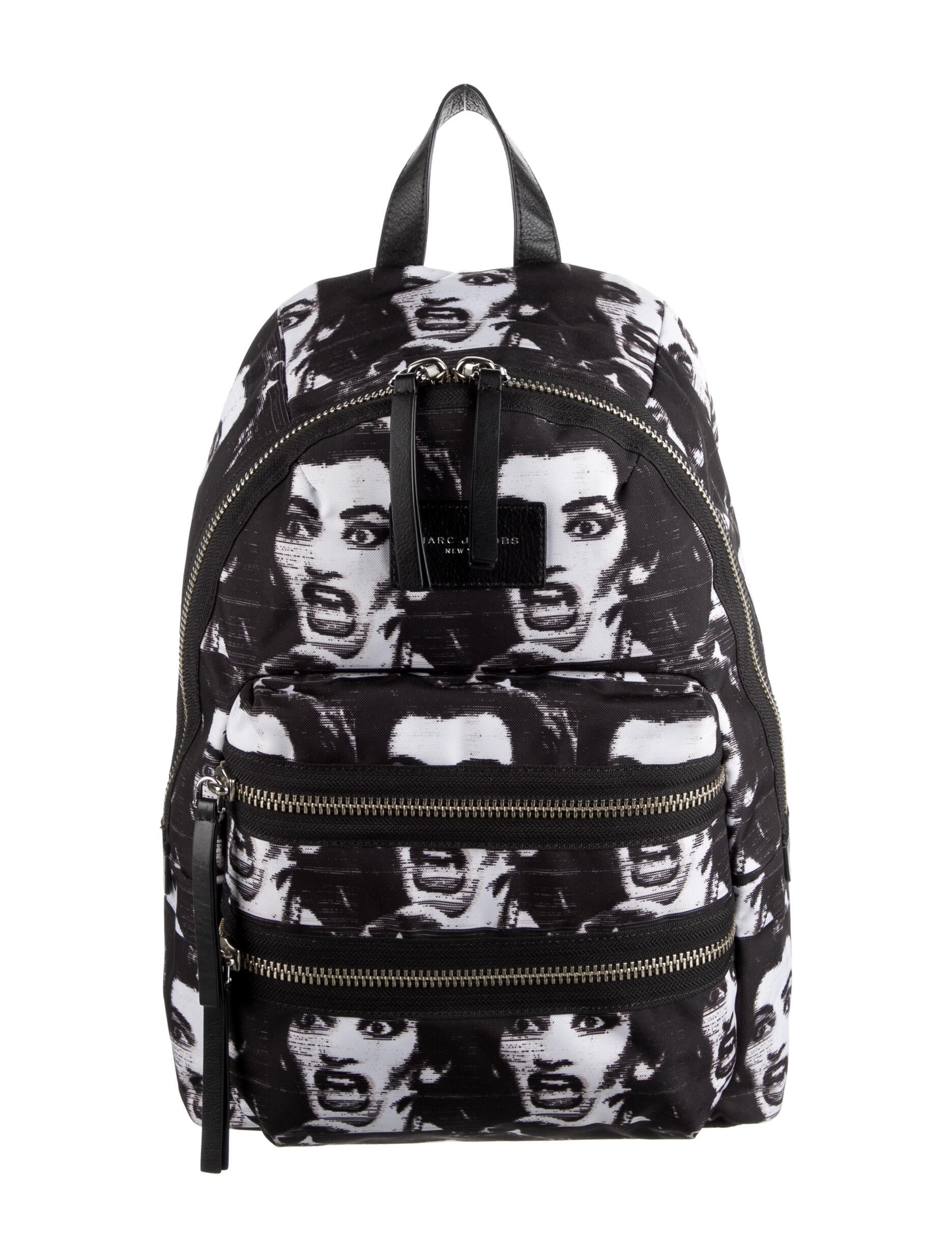 Marc Jacobs Nylon Backpack - Black Backpacks, Handbags - MAR168274 ...
