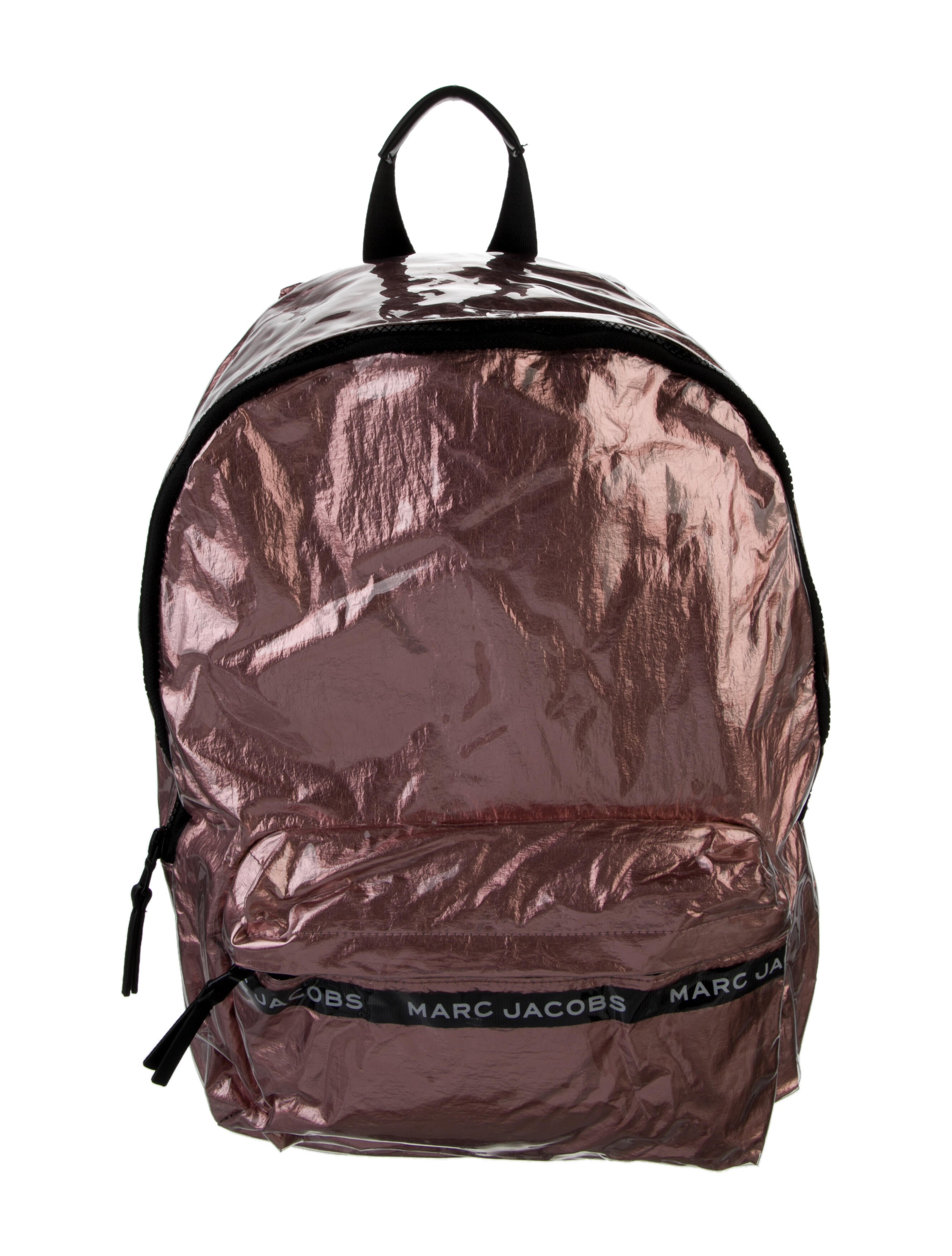 Marc Jacobs Embossed Leather Snapshot Backpack - Metallic Backpacks ...