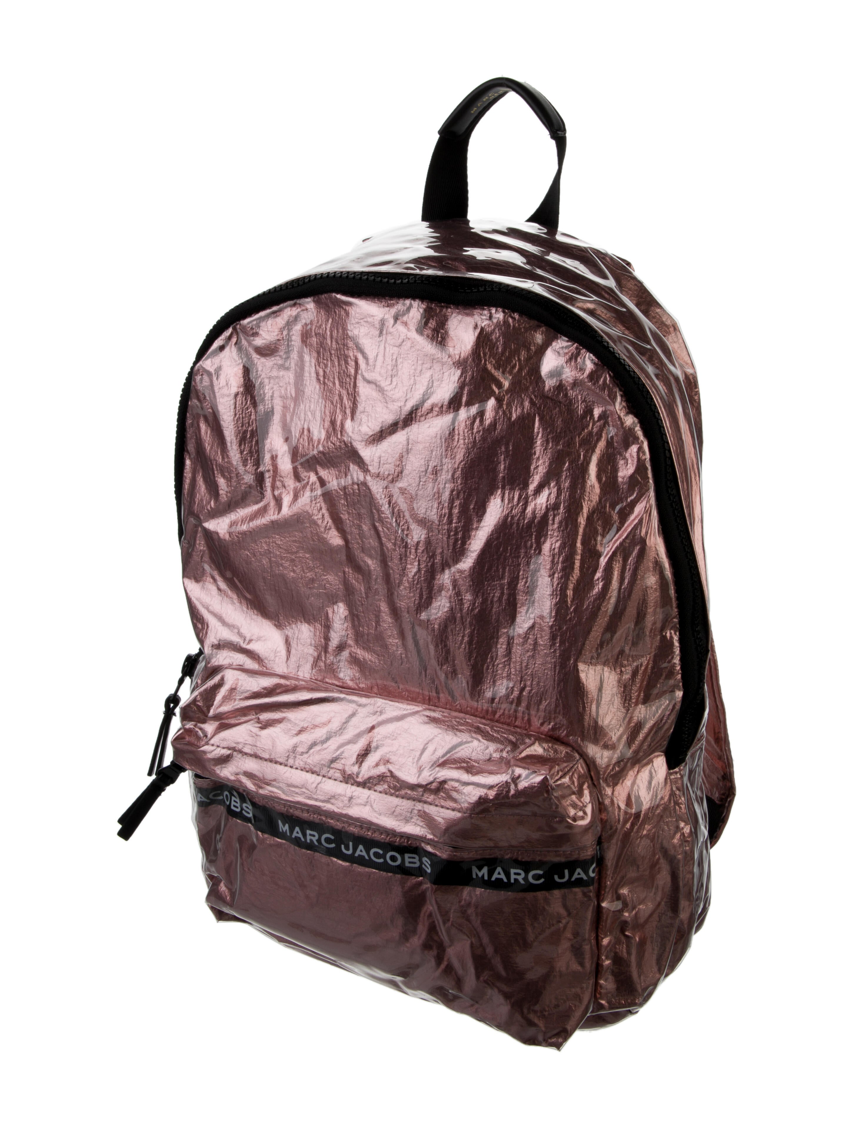 Marc Jacobs Embossed Leather Snapshot Backpack - Metallic Backpacks ...