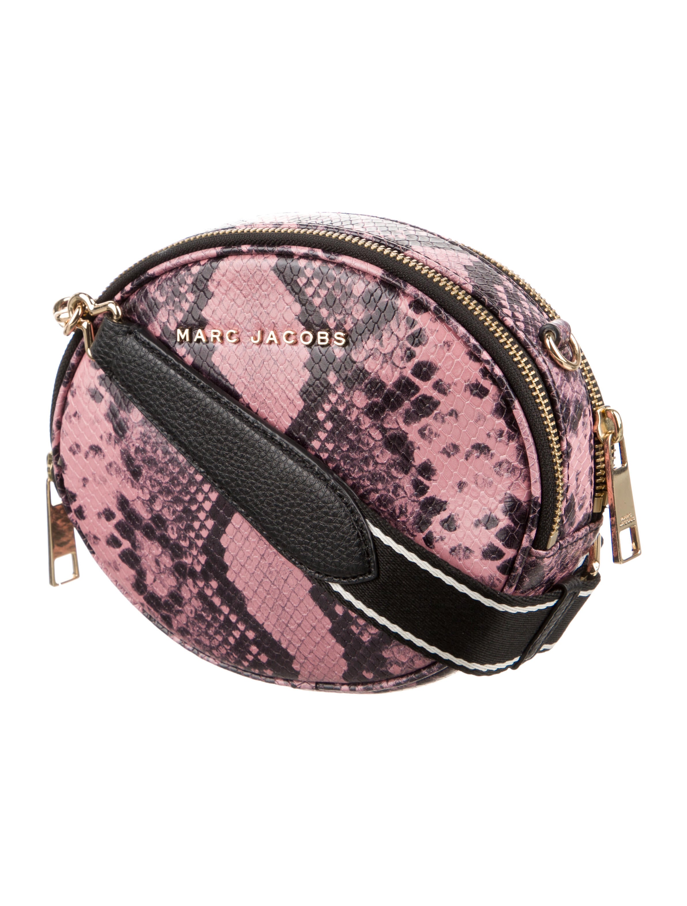 Marc Jacobs Embossed Snake Print Crossbody - Pink Crossbody Bags ...