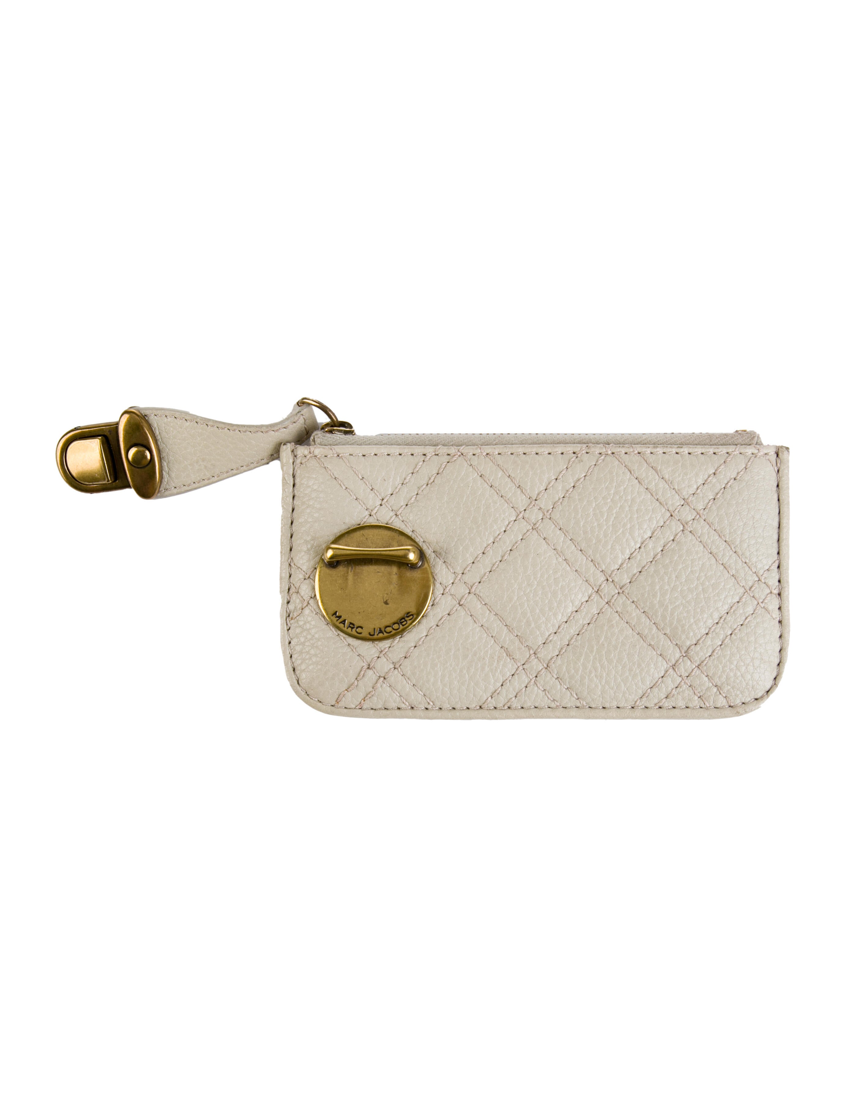Marc Jacobs Leather Wallet - Neutrals Wallets, Accessories - MAR174292 ...