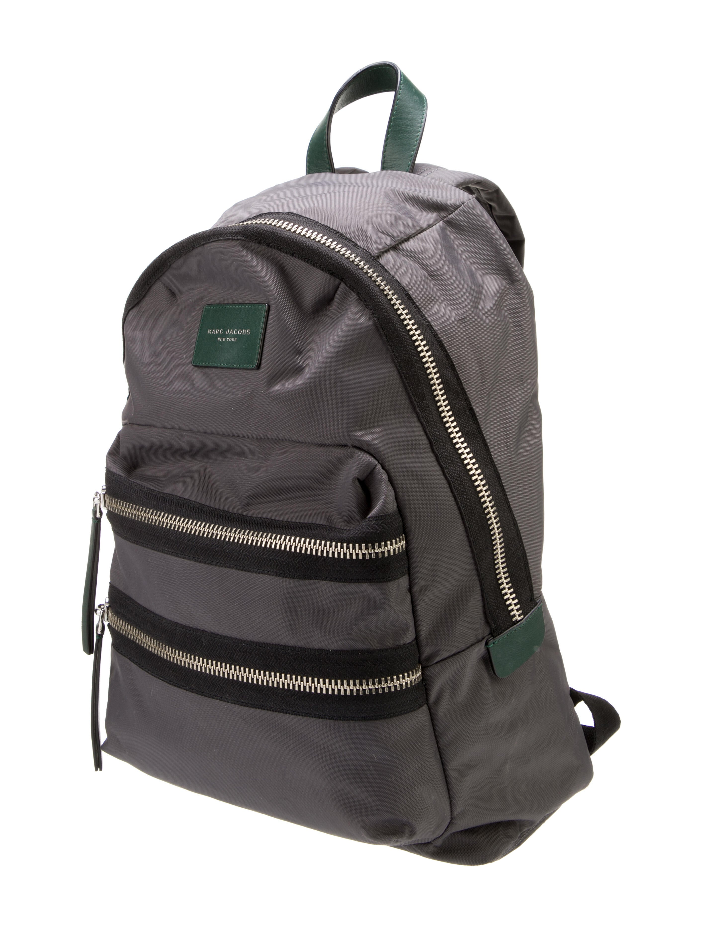 Marc Jacobs Nylon Biker Backpack - Grey Backpacks, Handbags - MAR177378 ...