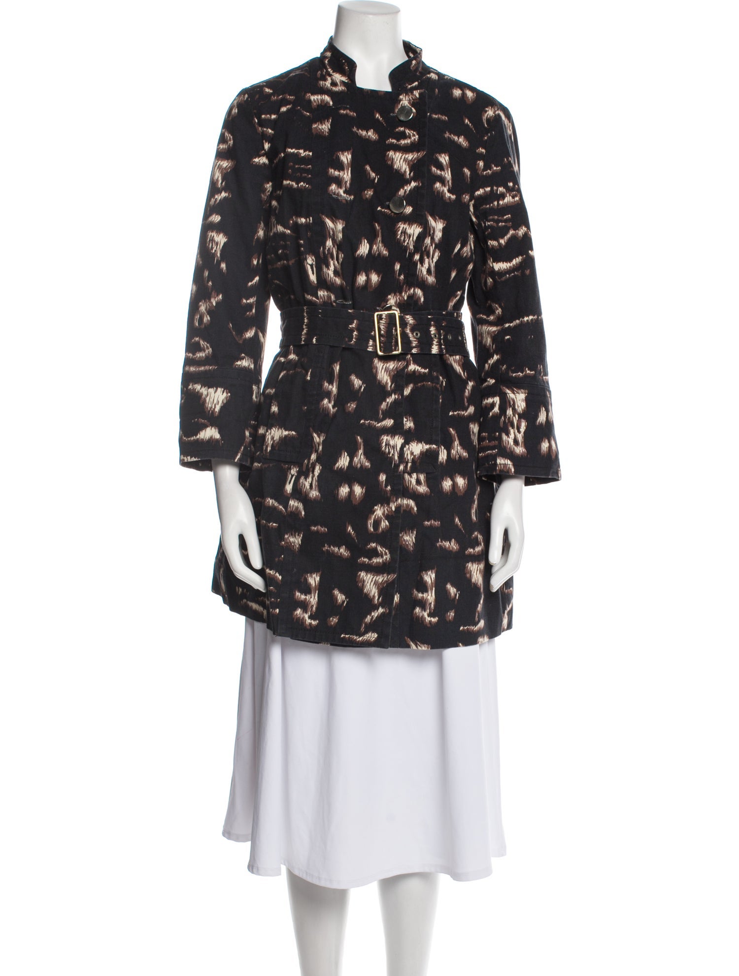 Marc Jacobs Animal Print Evening Jacket - Black Jackets, Clothing ...