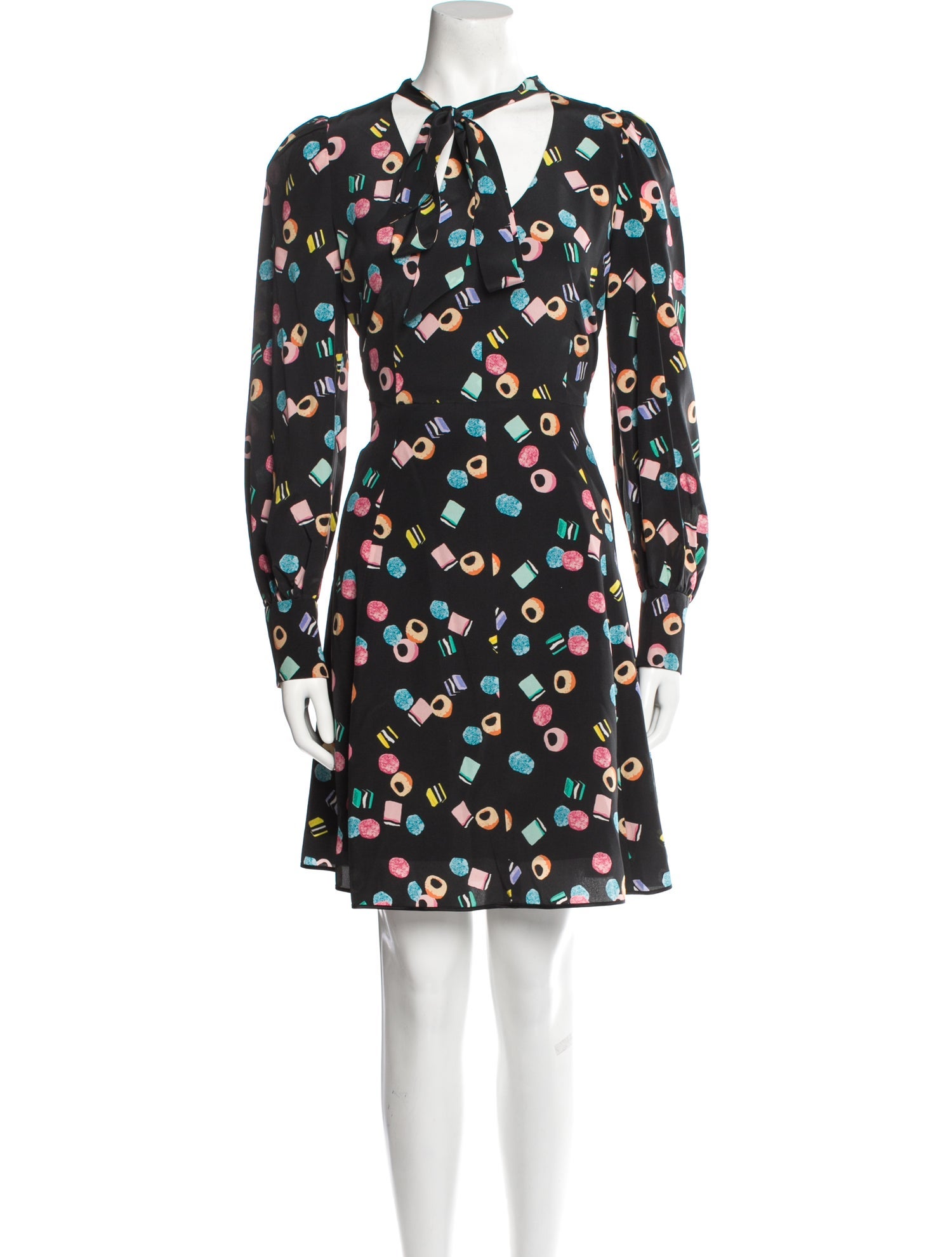 Marc Jacobs Silk Mini Dress - Black Dresses, Clothing - MAR179092 | The ...