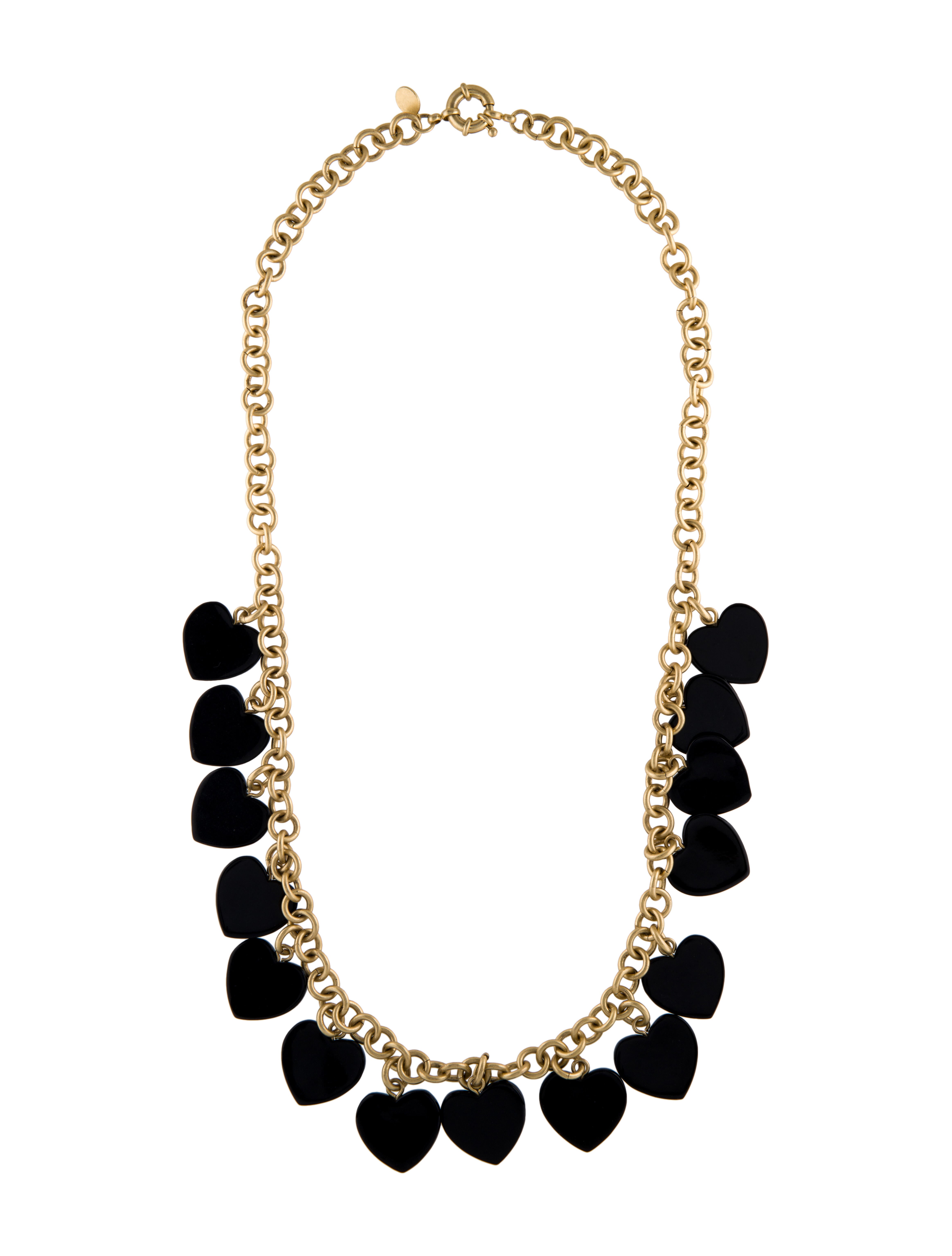 Prada Resin Beaded Necklace - Gunmetal Collar, Necklaces - PRA841371 ...