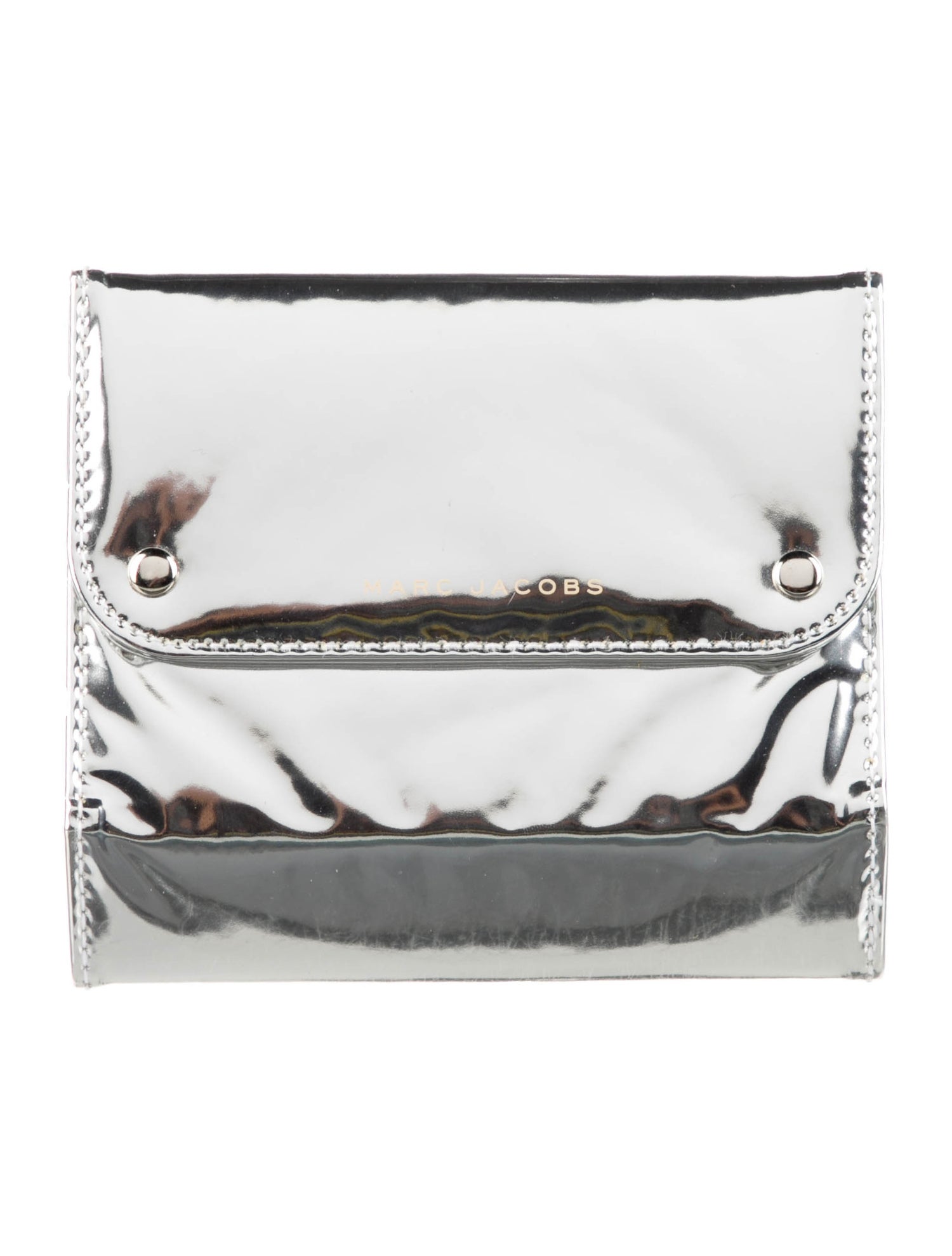 Marc Jacobs Metallic Silver Cosmetic Bag - Silver Cosmetic Bags ...