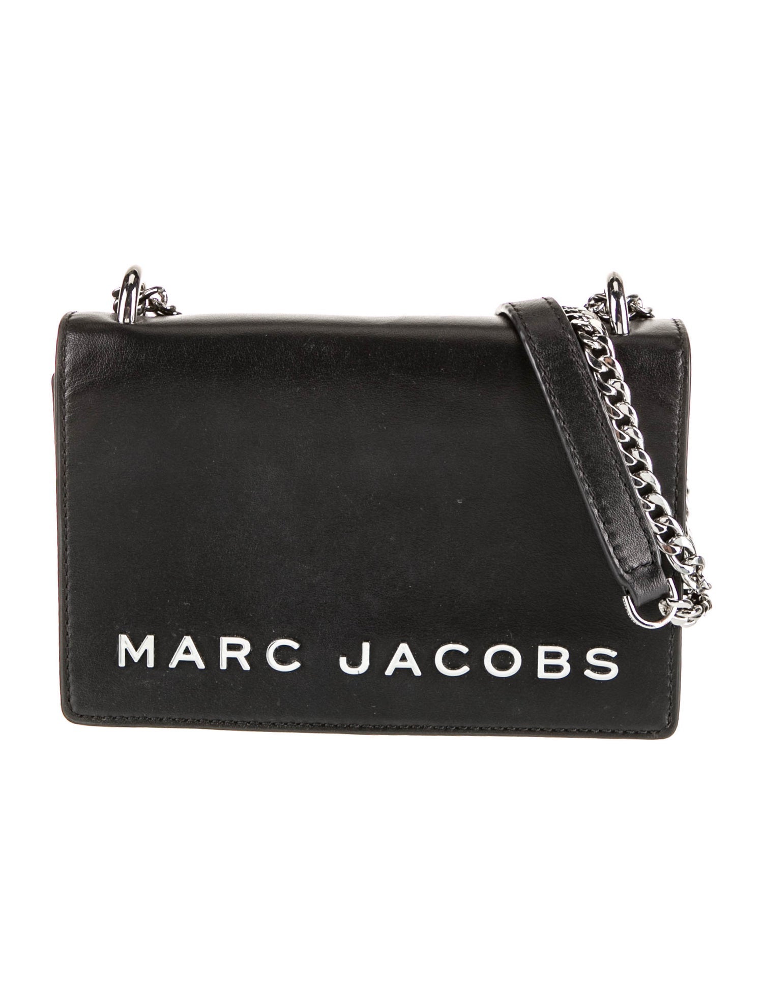 Marc Jacobs Leather Shoulder Bag - Black Shoulder Bags, Handbags ...