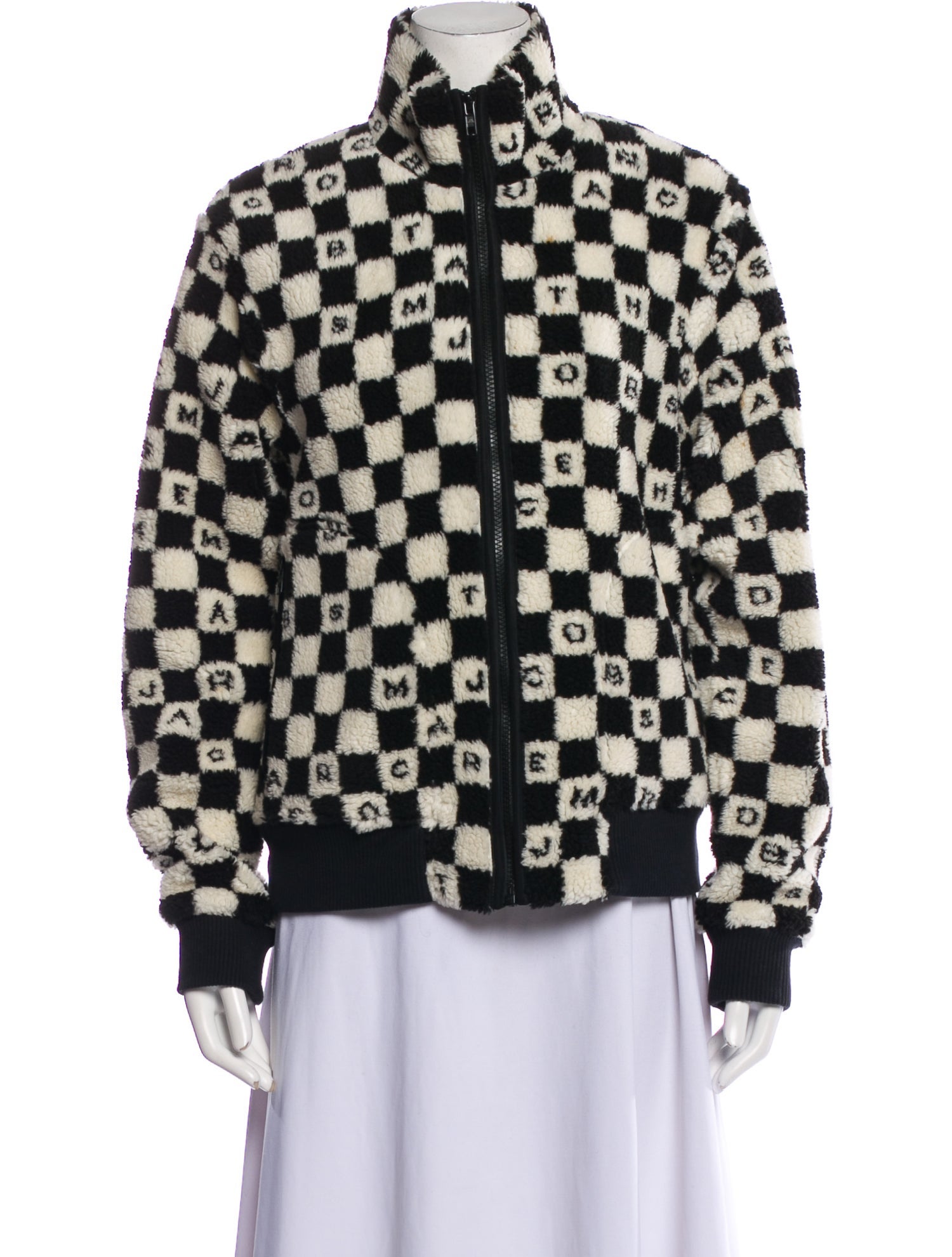 Marc Jacobs Printed Bomber Jacket - Black Jackets, Clothing - MAR182762 ...