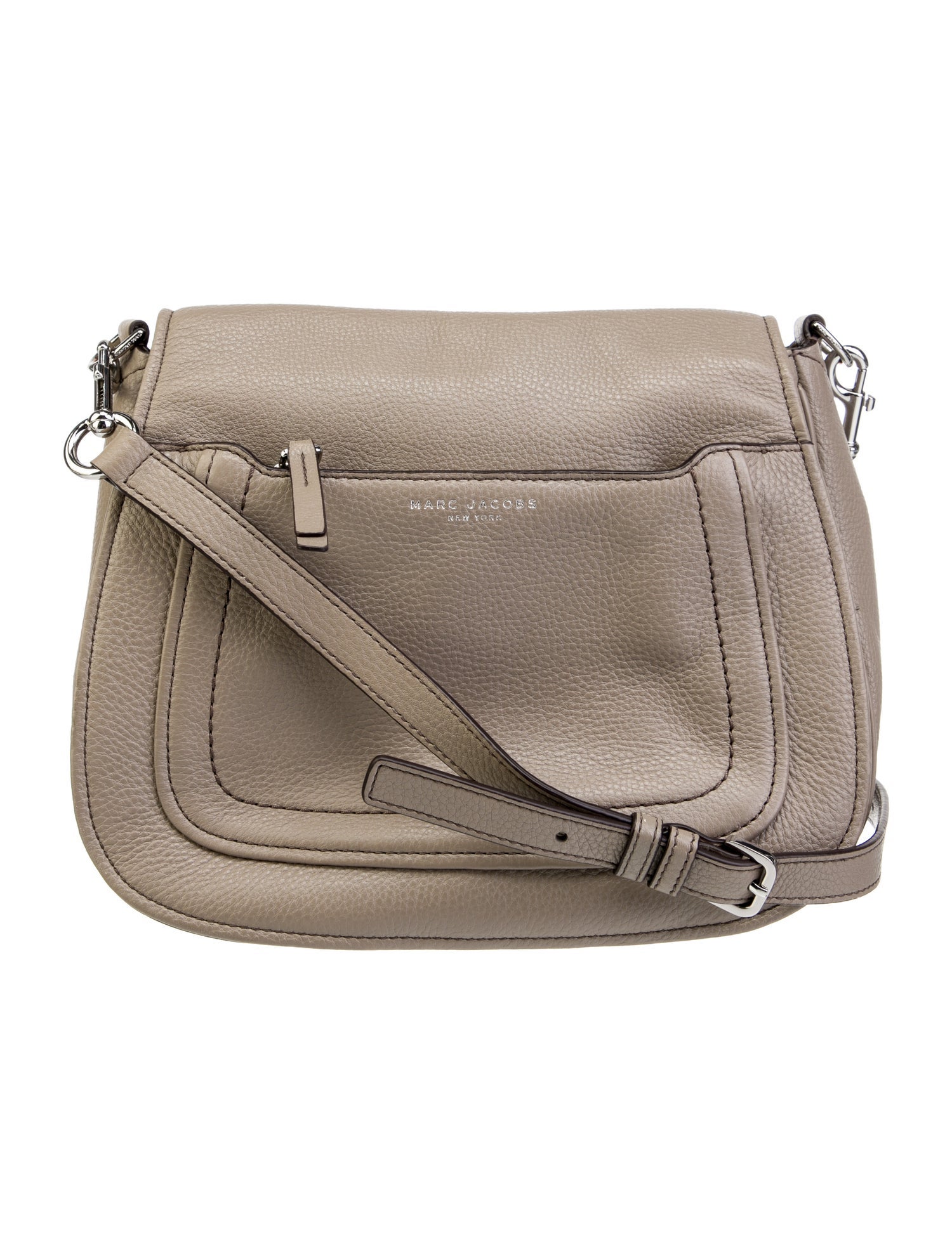 Marc Jacobs Leather Shoulder Bag - Neutrals Shoulder Bags, Handbags ...