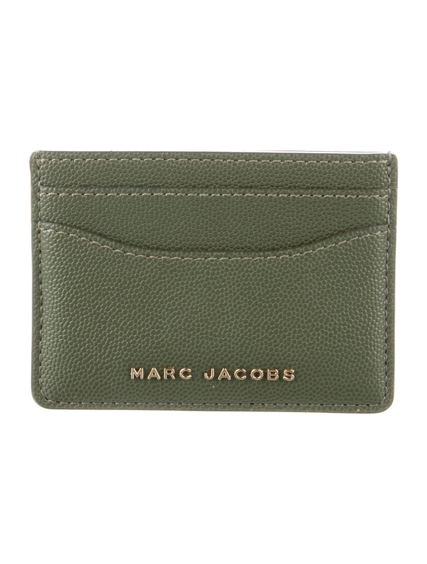 Marc Jacobs Canvas Card Holder - Green Wallets, Accessories - MAR183483 ...