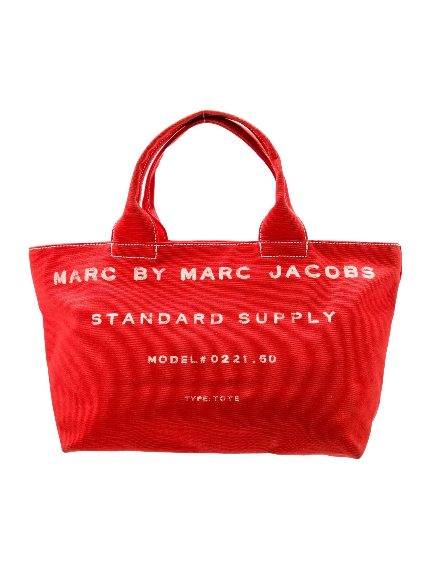 Marc by Marc Jacobs Canvas Tote Bag - Red Totes, Handbags - WMA86459 ...