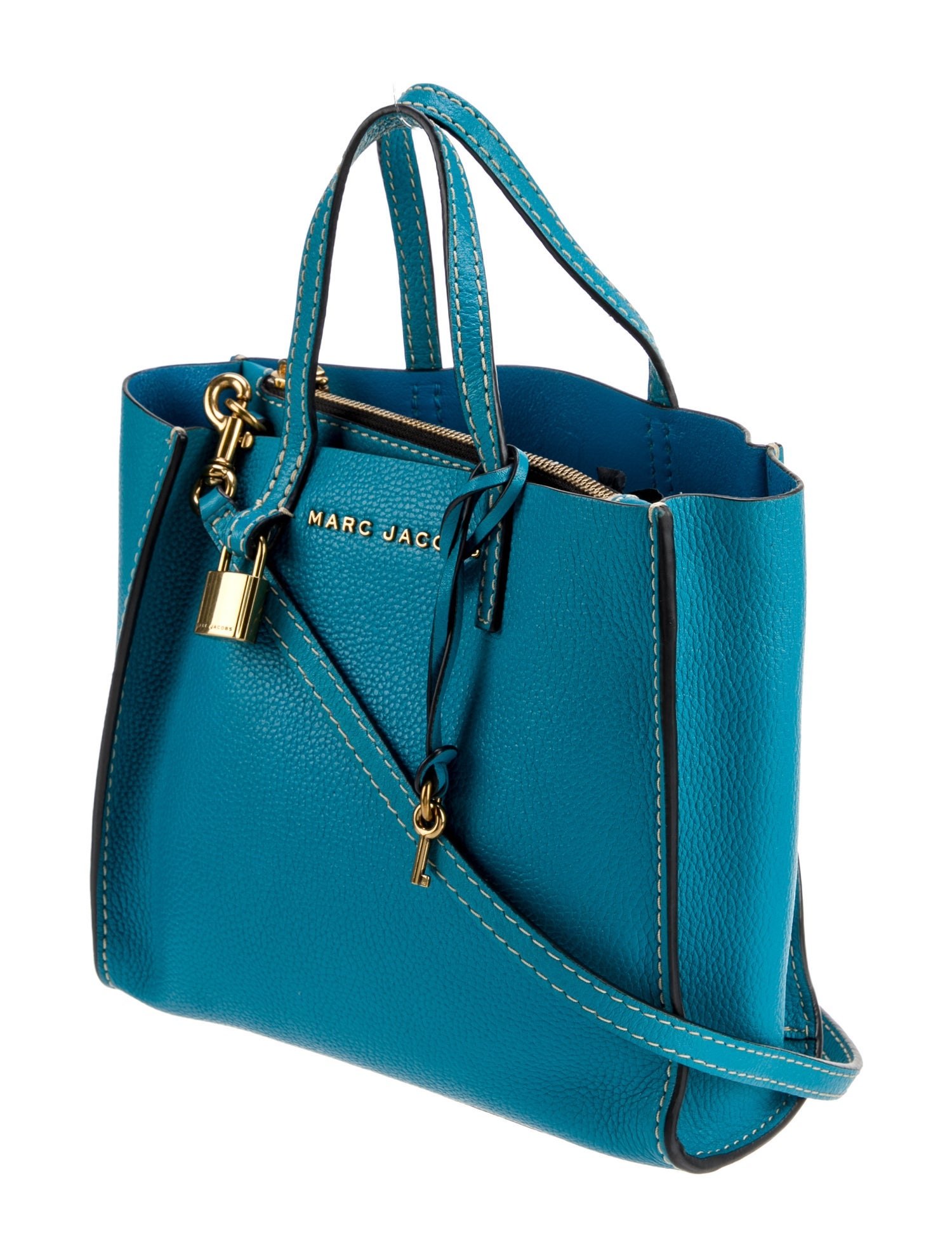 Marc Jacobs Soft Leather Crossbody - Blue Crossbody Bags, Handbags ...