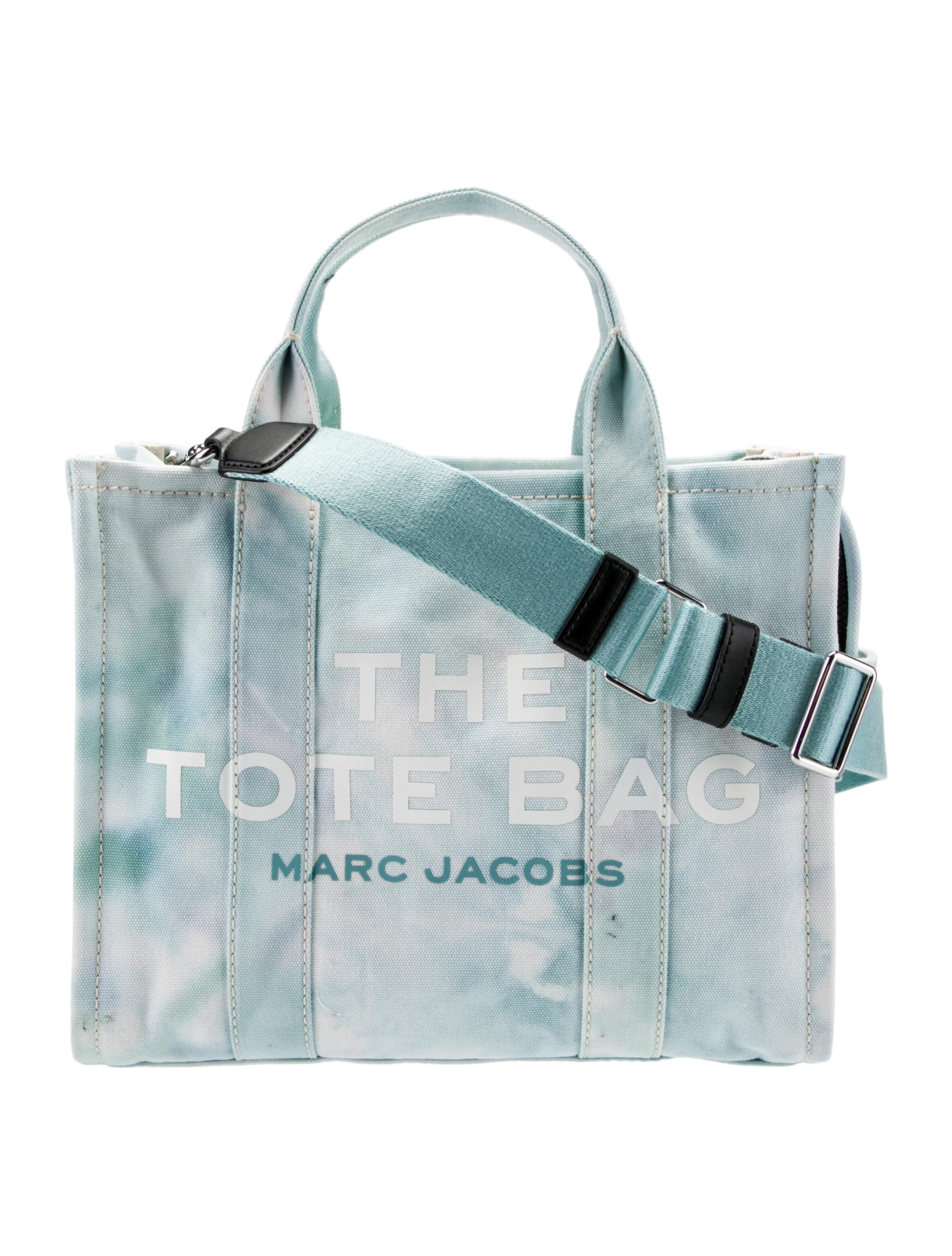 Marc Jacobs Logo Printed Canvas Tote Bag - Neutrals Totes, Handbags ...