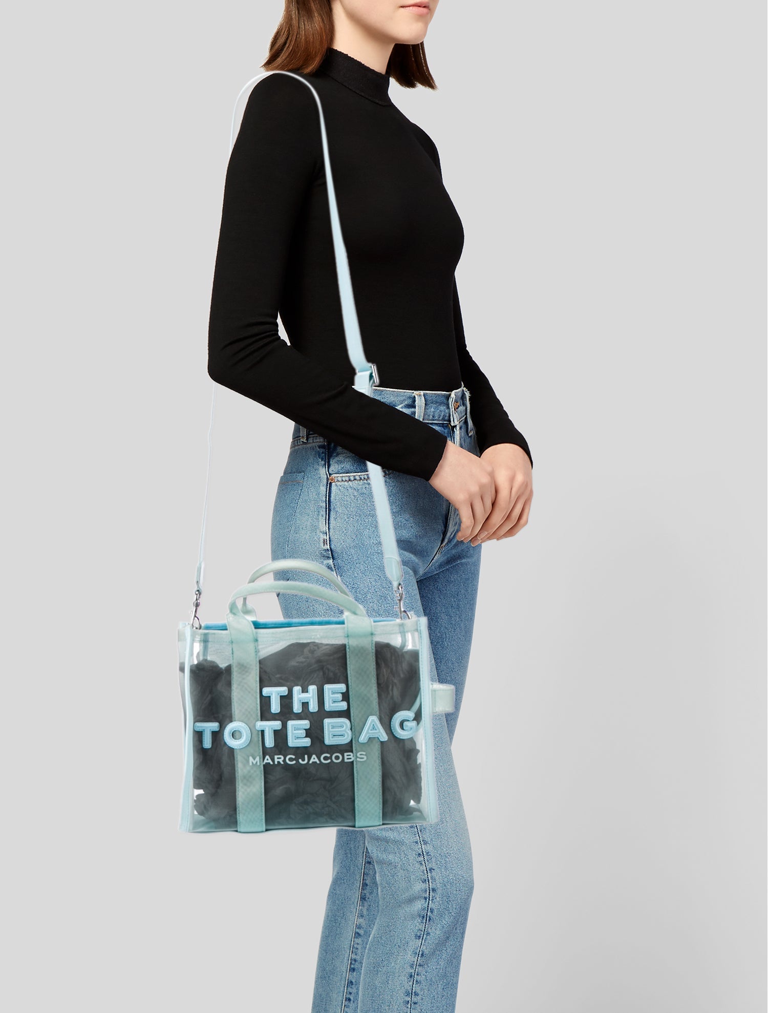 Marc Jacobs Mesh Tote Bag - Blue Totes, Handbags - MAR189978 | The RealReal
