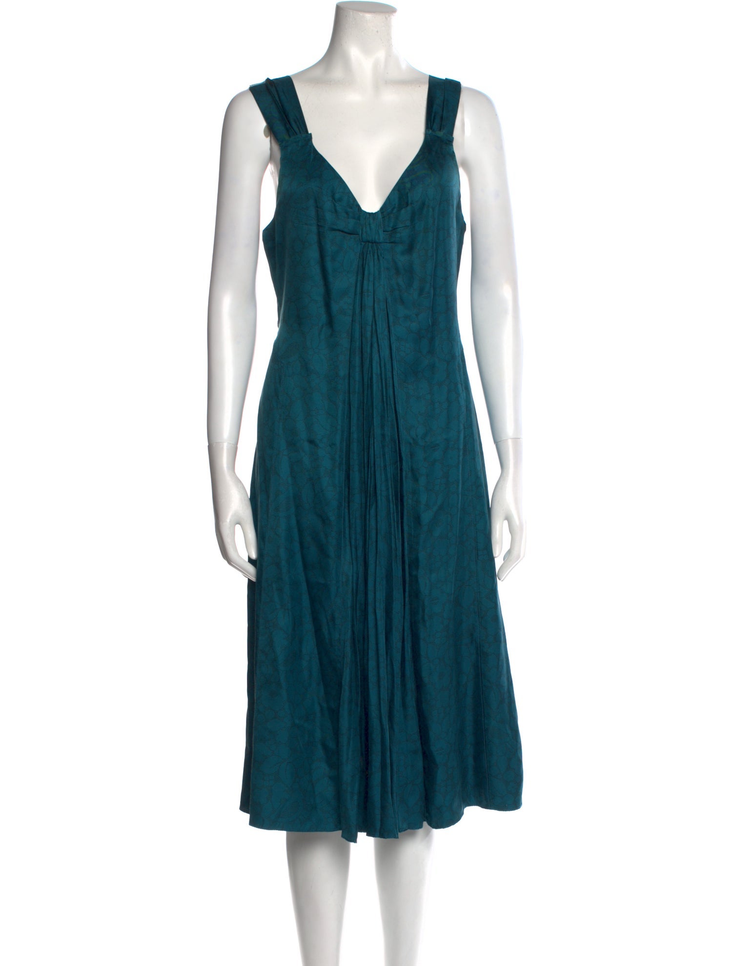 Marc Jacobs Silk Midi Length Dress - Blue Dresses, Clothing - MAR190735 ...